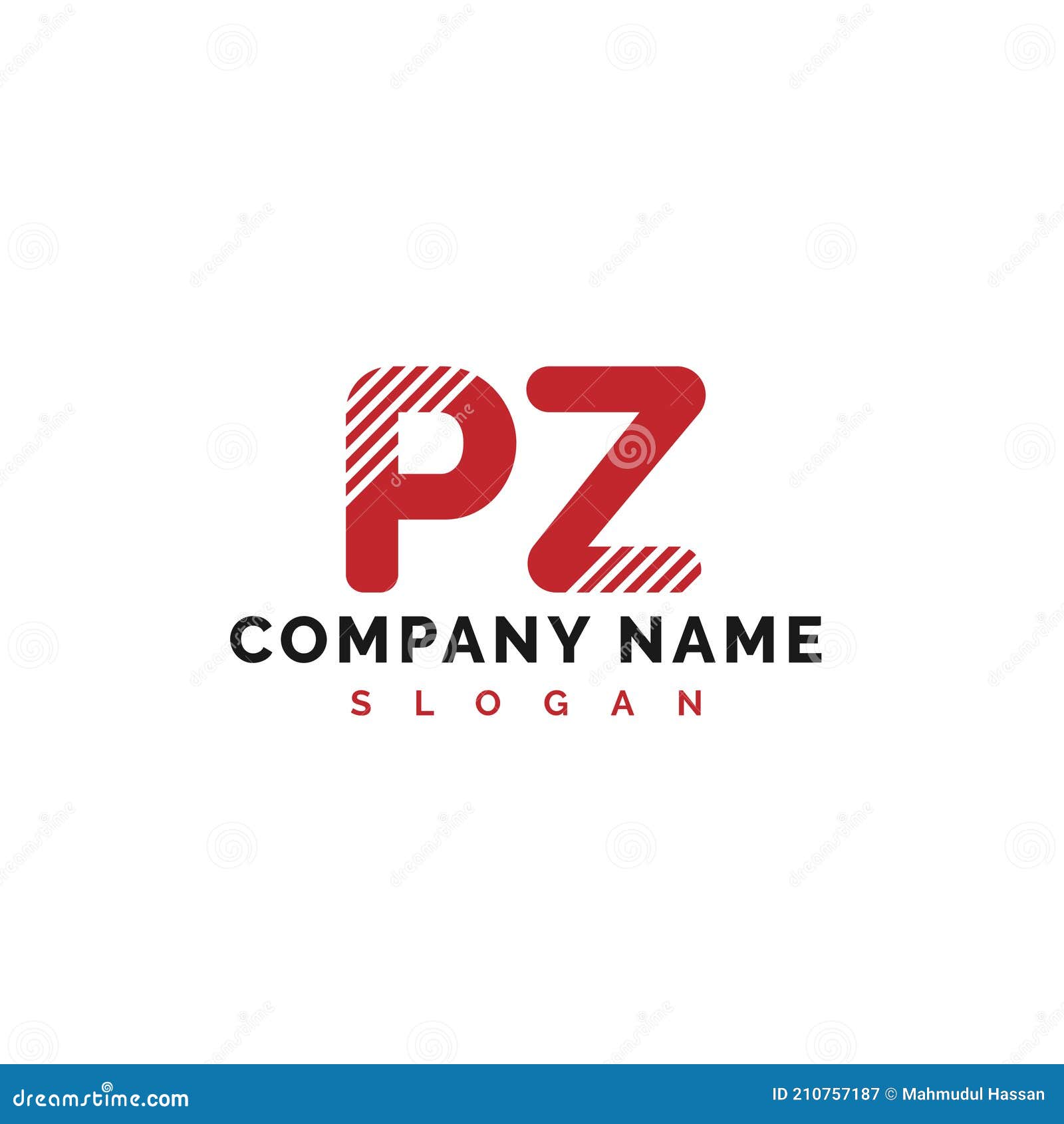 PZ Letter Logo Design. PZ Letter Logo Vector Illustration - Vector ...