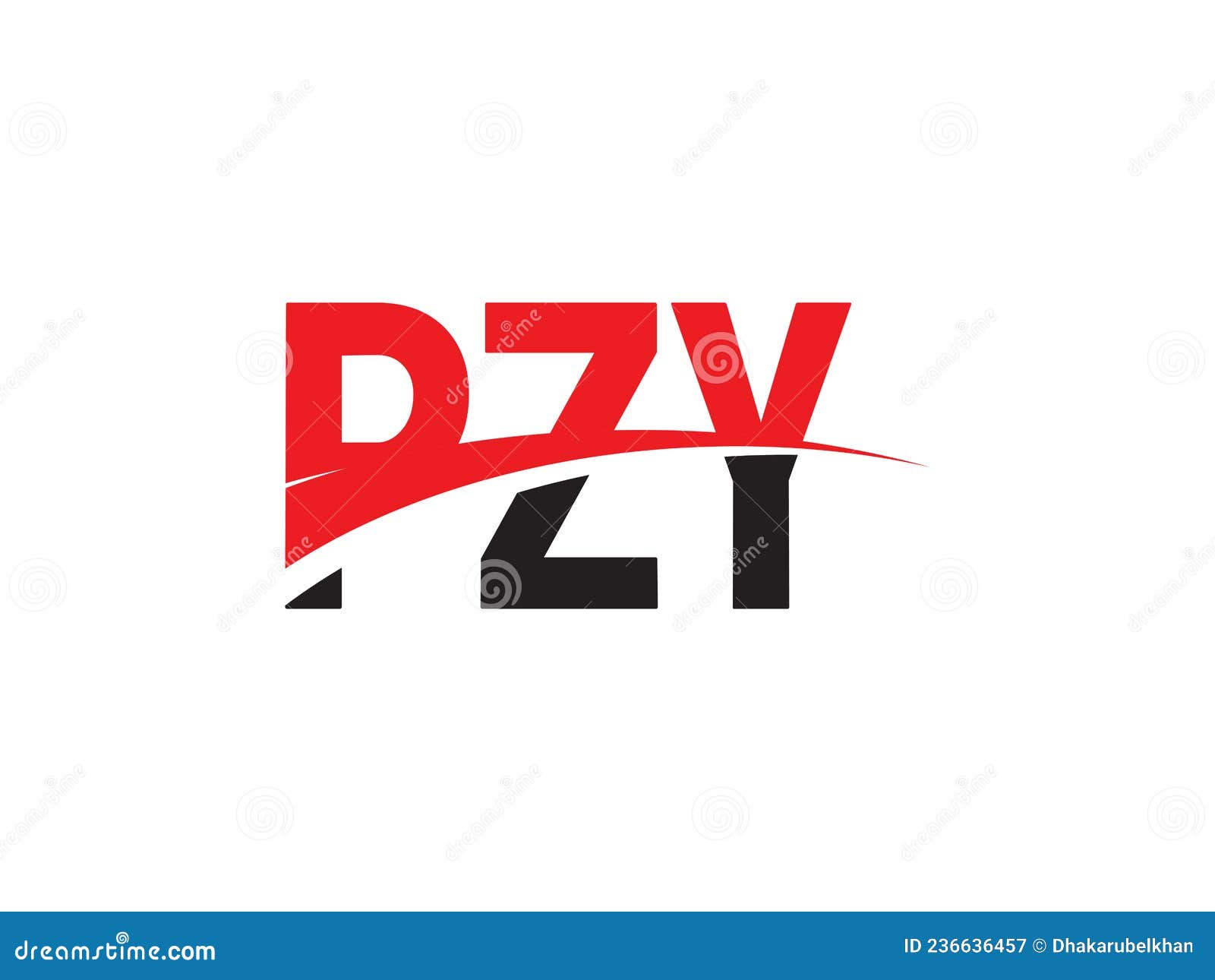 PZY Letter Initial Logo Design Vector Illustration Stock Vector ...