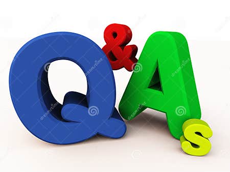 Q&As or Question and Answers Stock Illustration - Illustration of ...