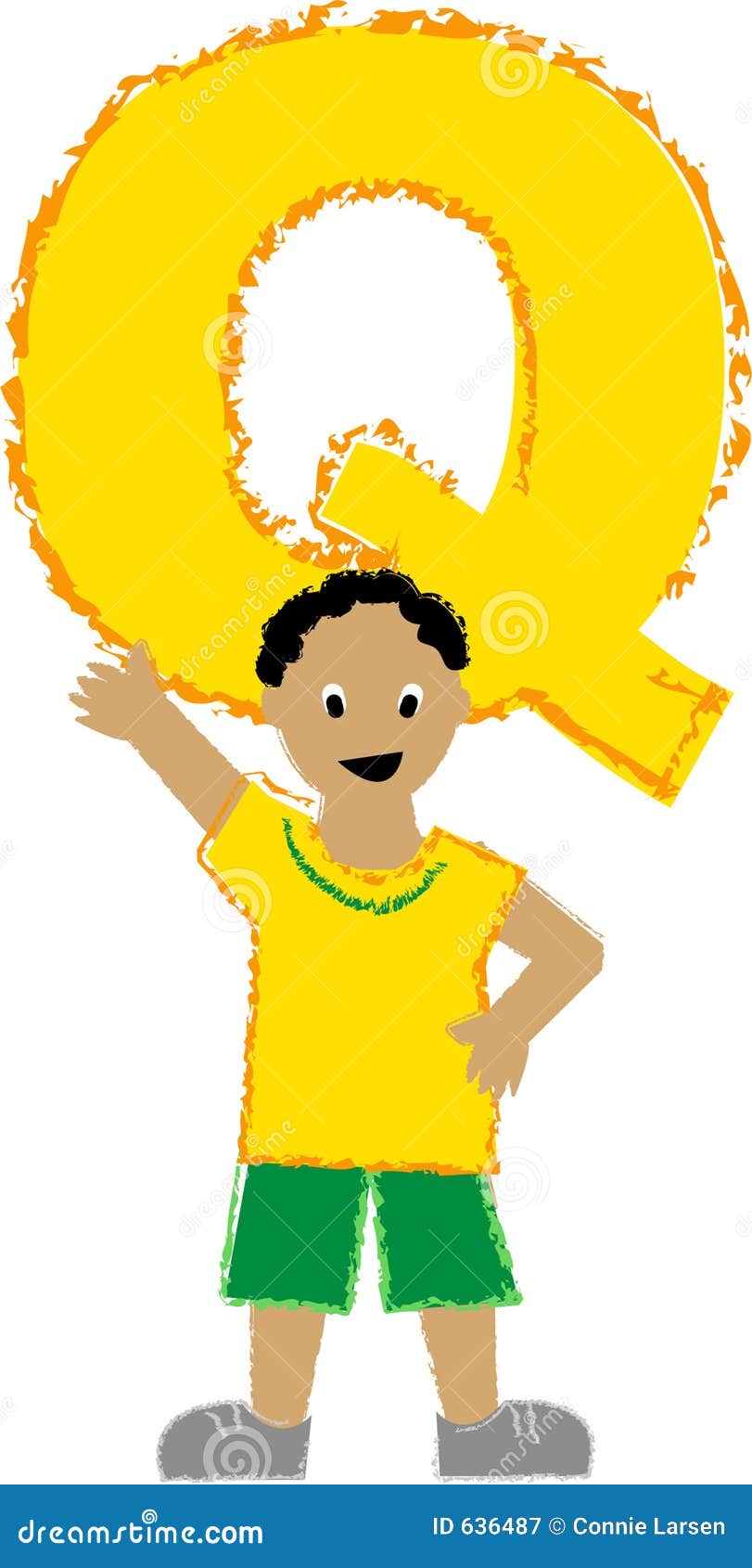 Q Boy/eps stock vector. Illustration of diverse, diversity - 636487