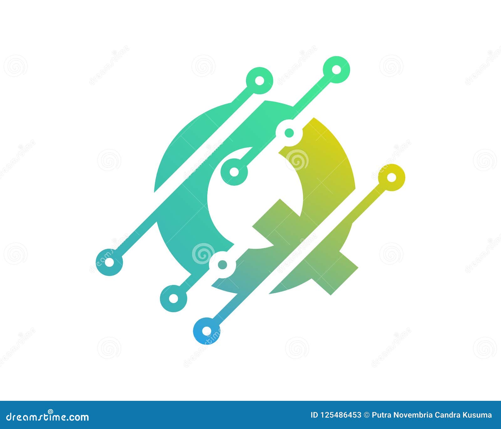 Q Digital Letter Technology Logo Icon Design Stock Vector ...