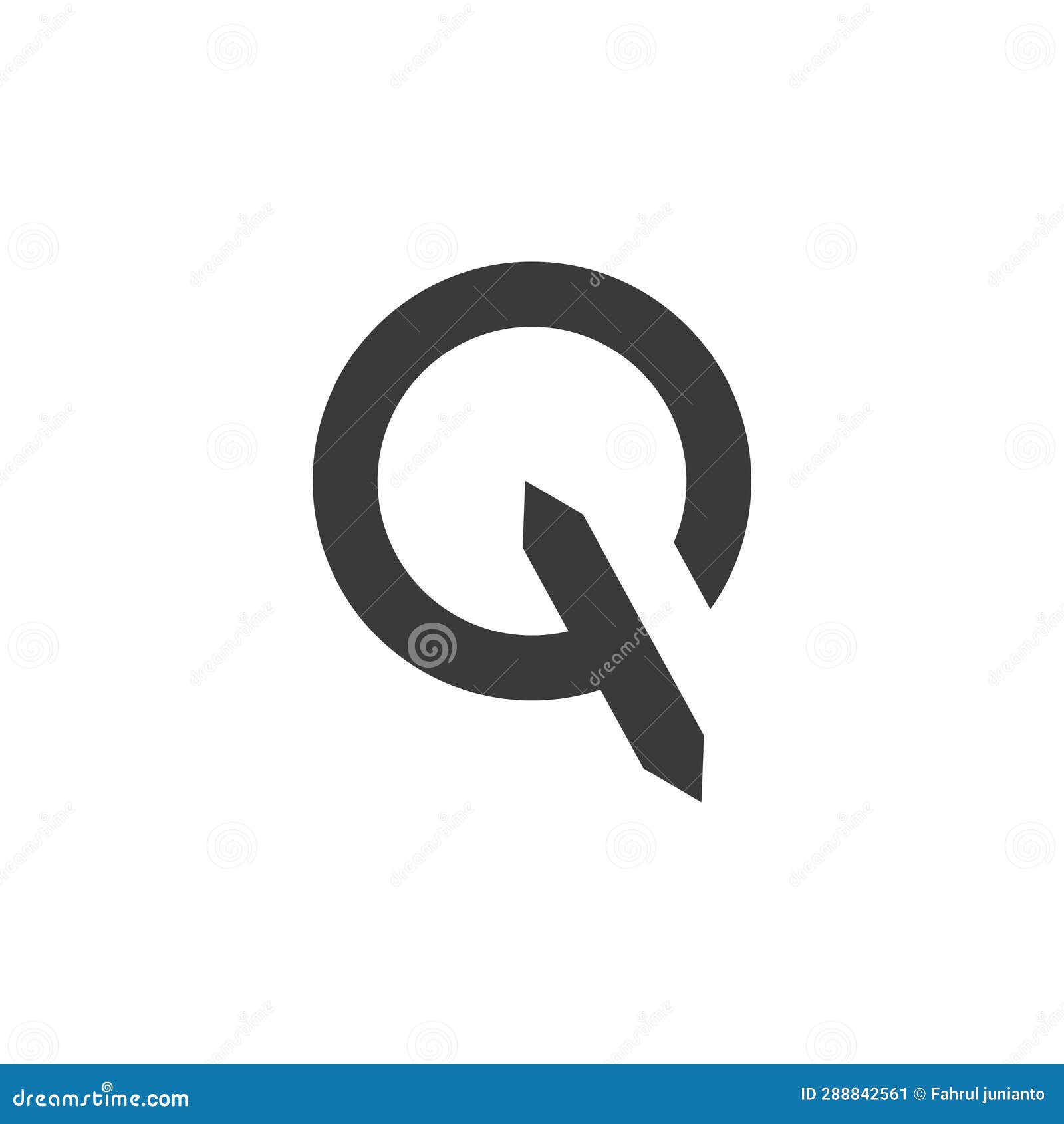 Q Letter Icon and Symbol Template Stock Illustration - Illustration of ...