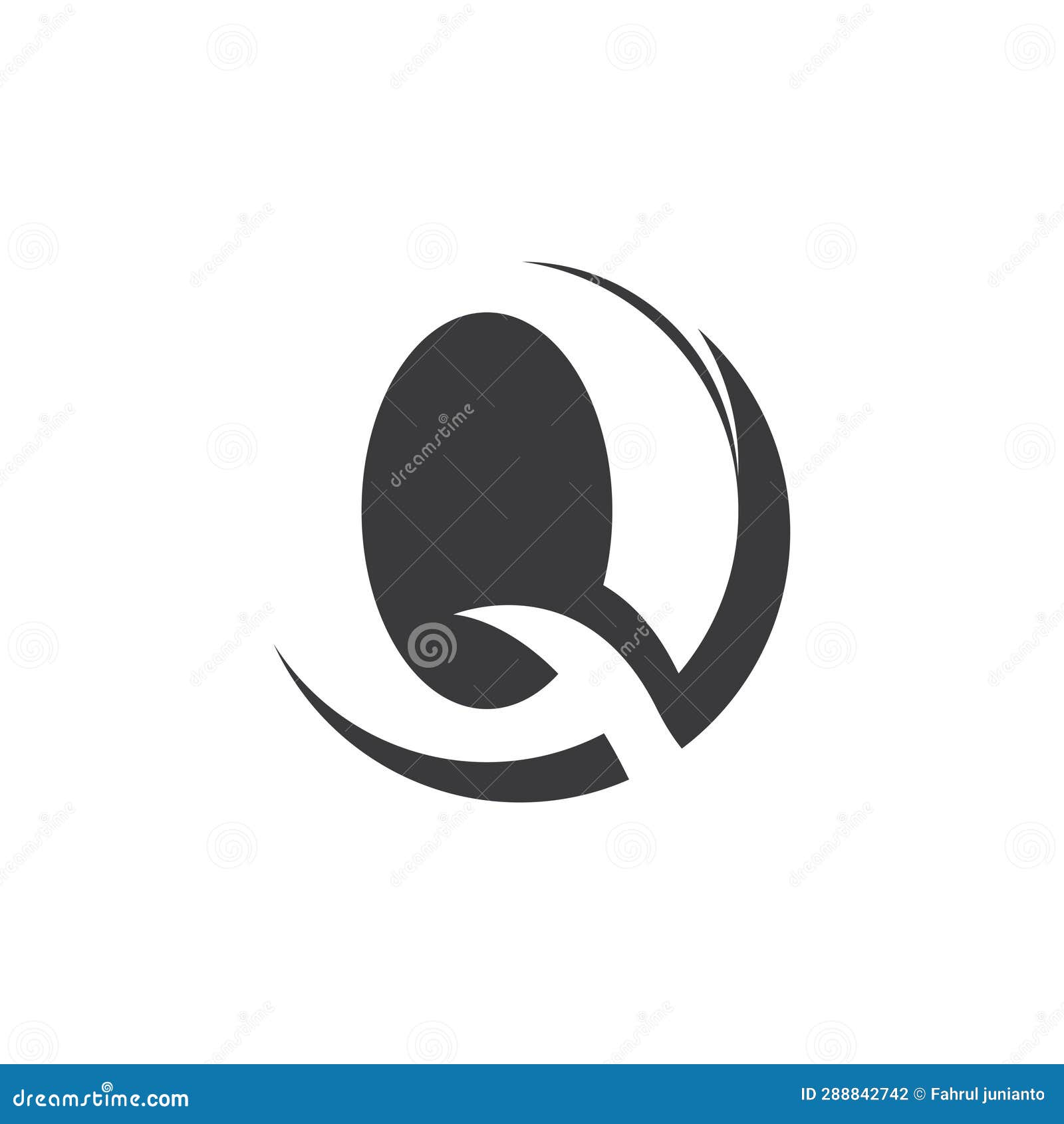 Q Letter Icon and Symbol Template Stock Illustration - Illustration of ...