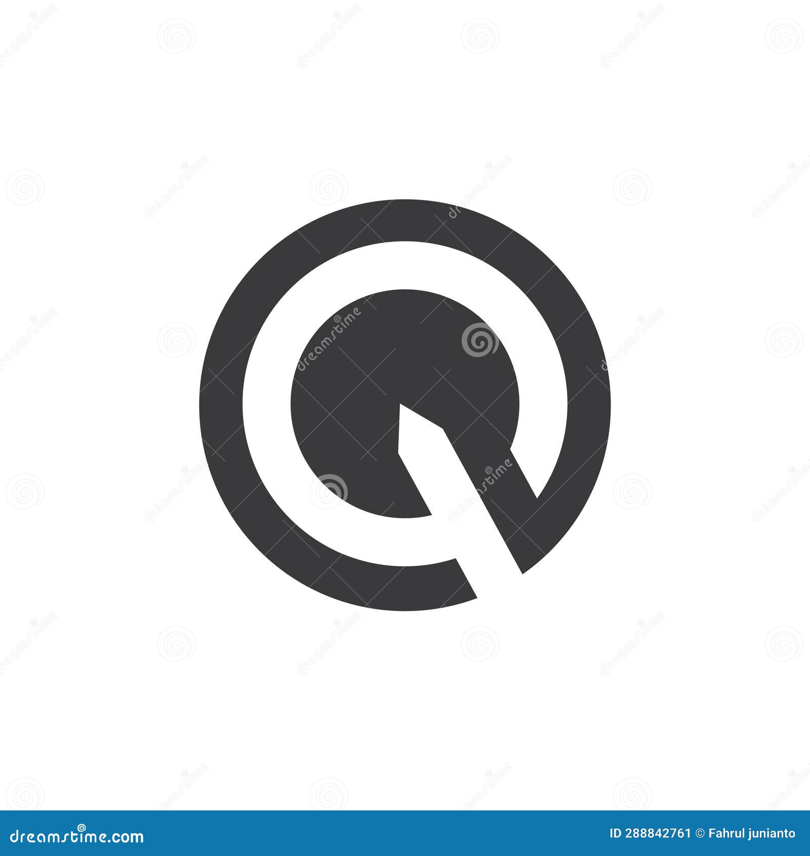 Q Letter Icon and Symbol Template Stock Illustration - Illustration of ...