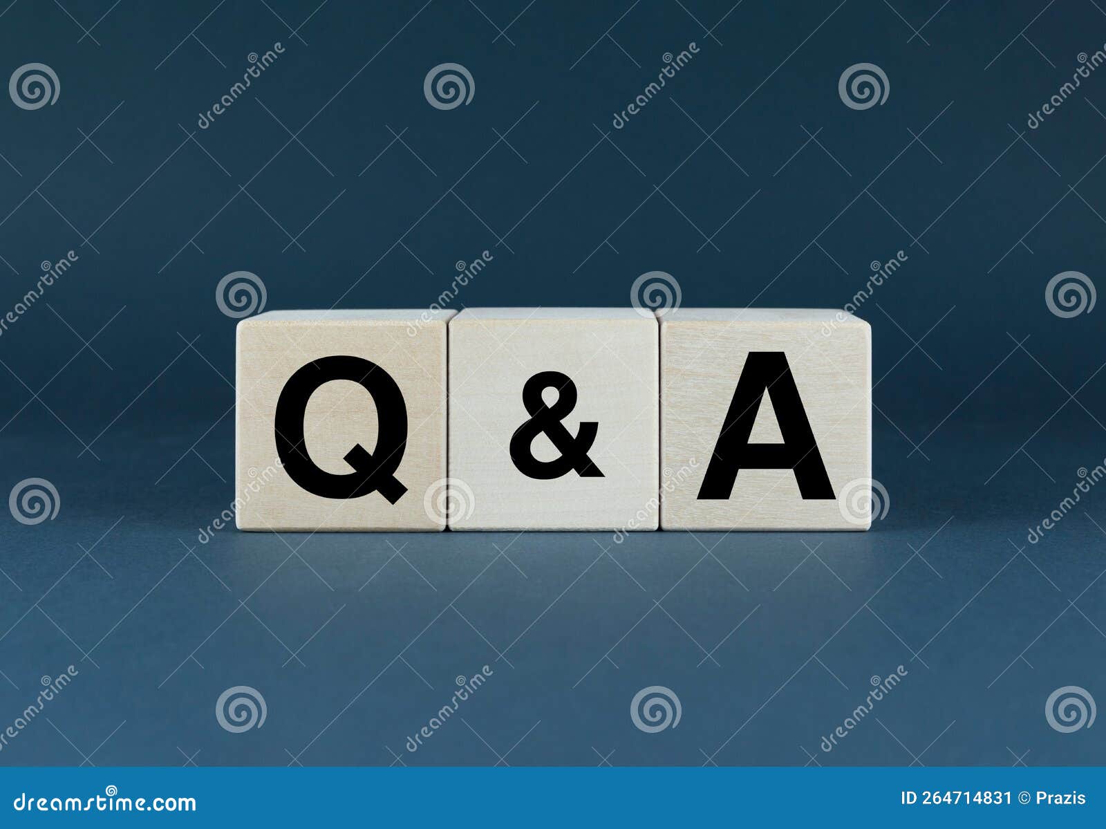 Q&a Question Answer. the Cubes Form the Word Q&a Question Answer Stock ...