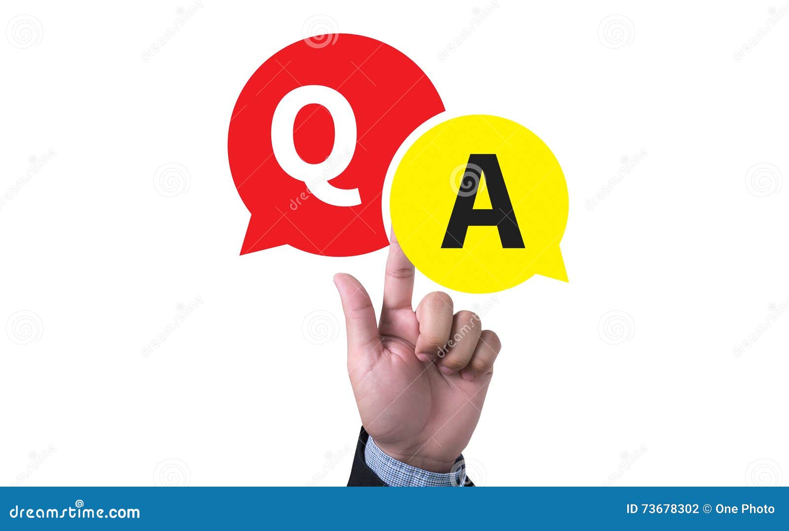 Q&a - Question and Answer Stock Illustration - Illustration of ...