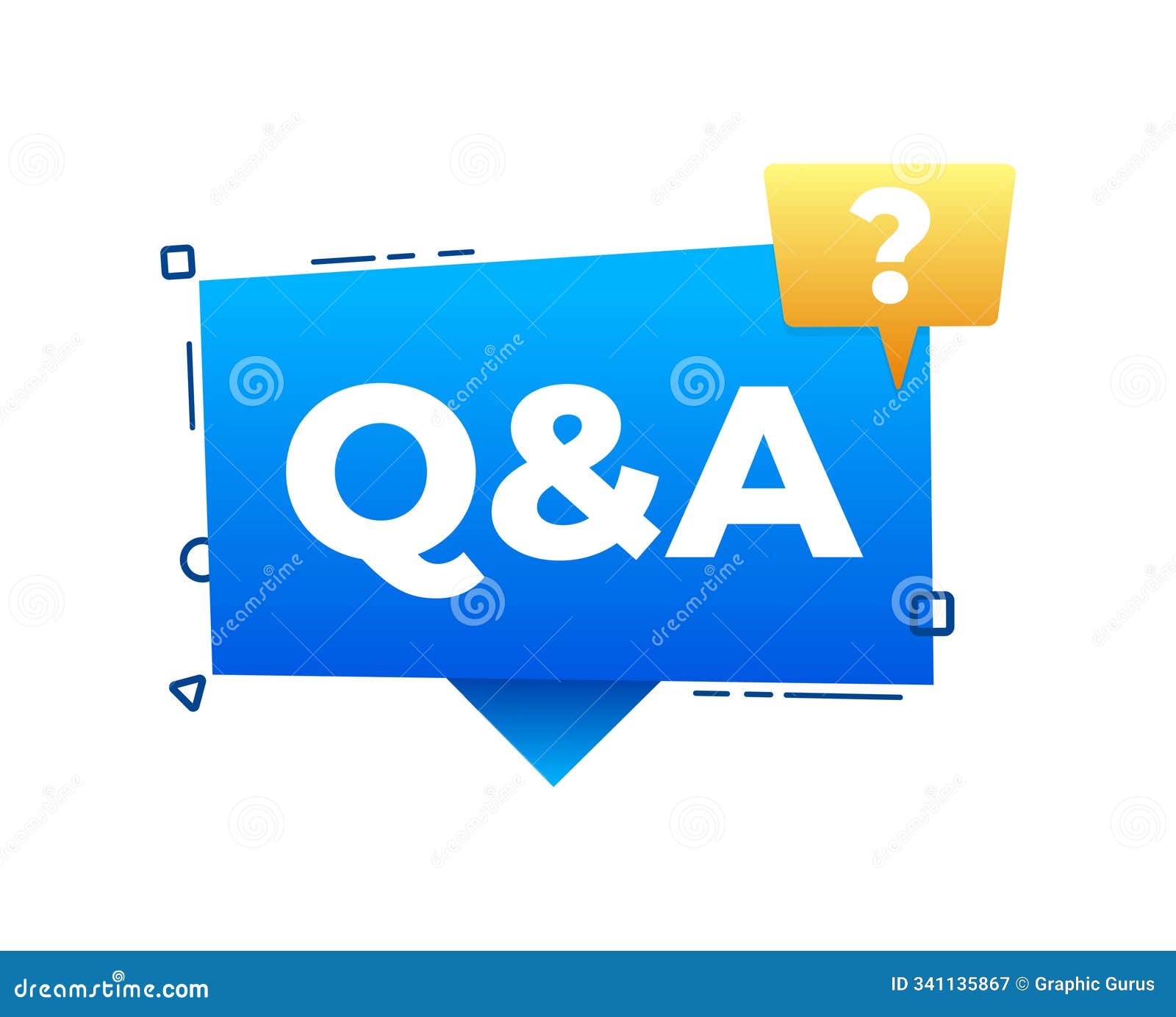 Asking Questions Around A Huge Question Mark Cartoon Vector ...