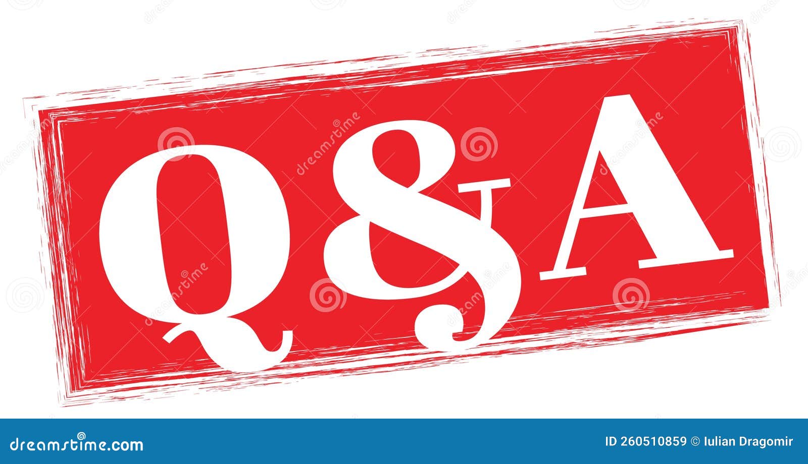 Q&a Text Written on Red Stamp Sign Stock Illustration - Illustration of ...