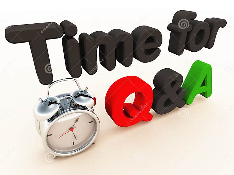 Q&a time stock illustration. Illustration of seek - 24518572