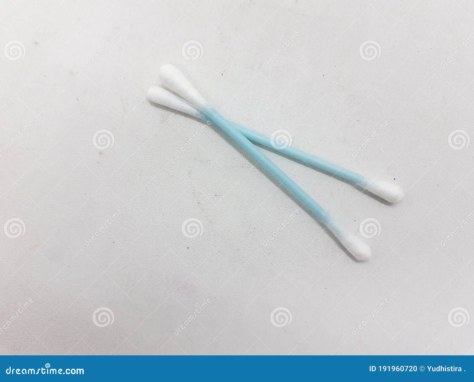 Q-tips Ear and Surface Cleaner on White Isolation Background Stock ...