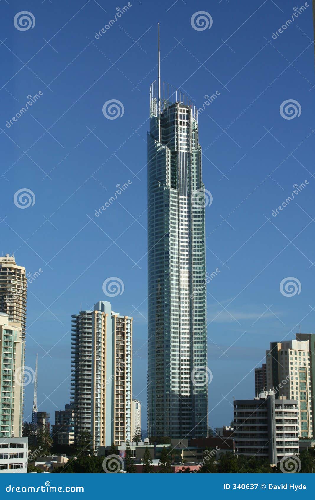 Q1 Tower, Daytime, Gold Coast Stock Image - Image of high, development ...