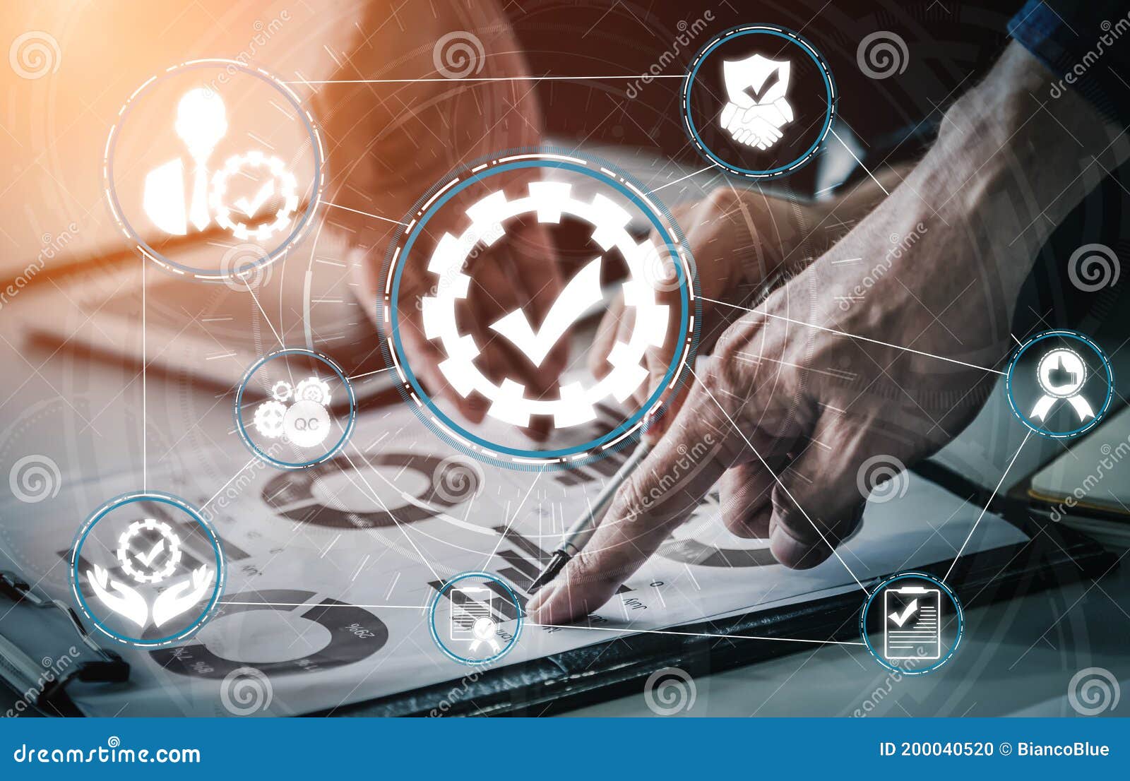 QA Quality Assurance and Quality Control Concept Stock Photo - Image of ...
