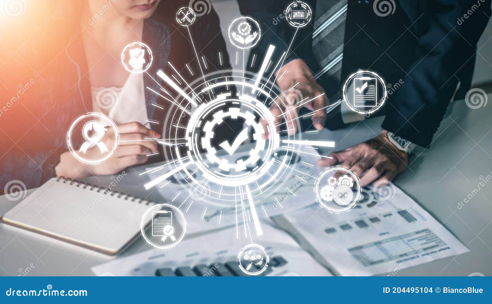 QA Quality Assurance and Quality Control Concept Stock Illustration ...