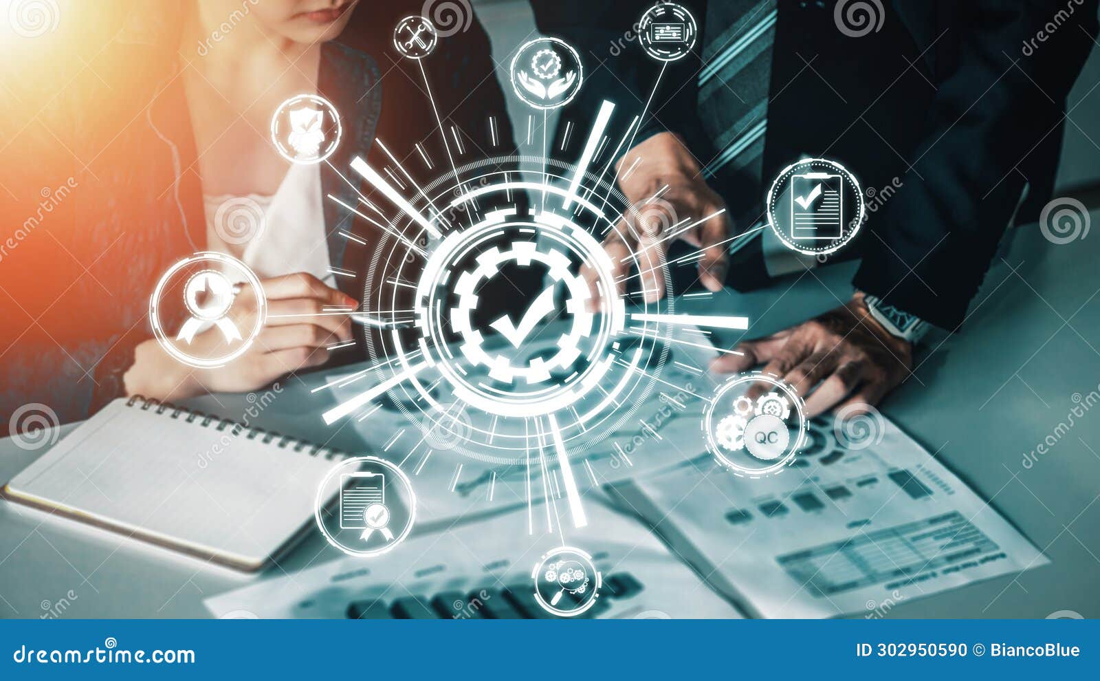 QA Quality Assurance and Quality Control Concept Uds Stock Photo ...