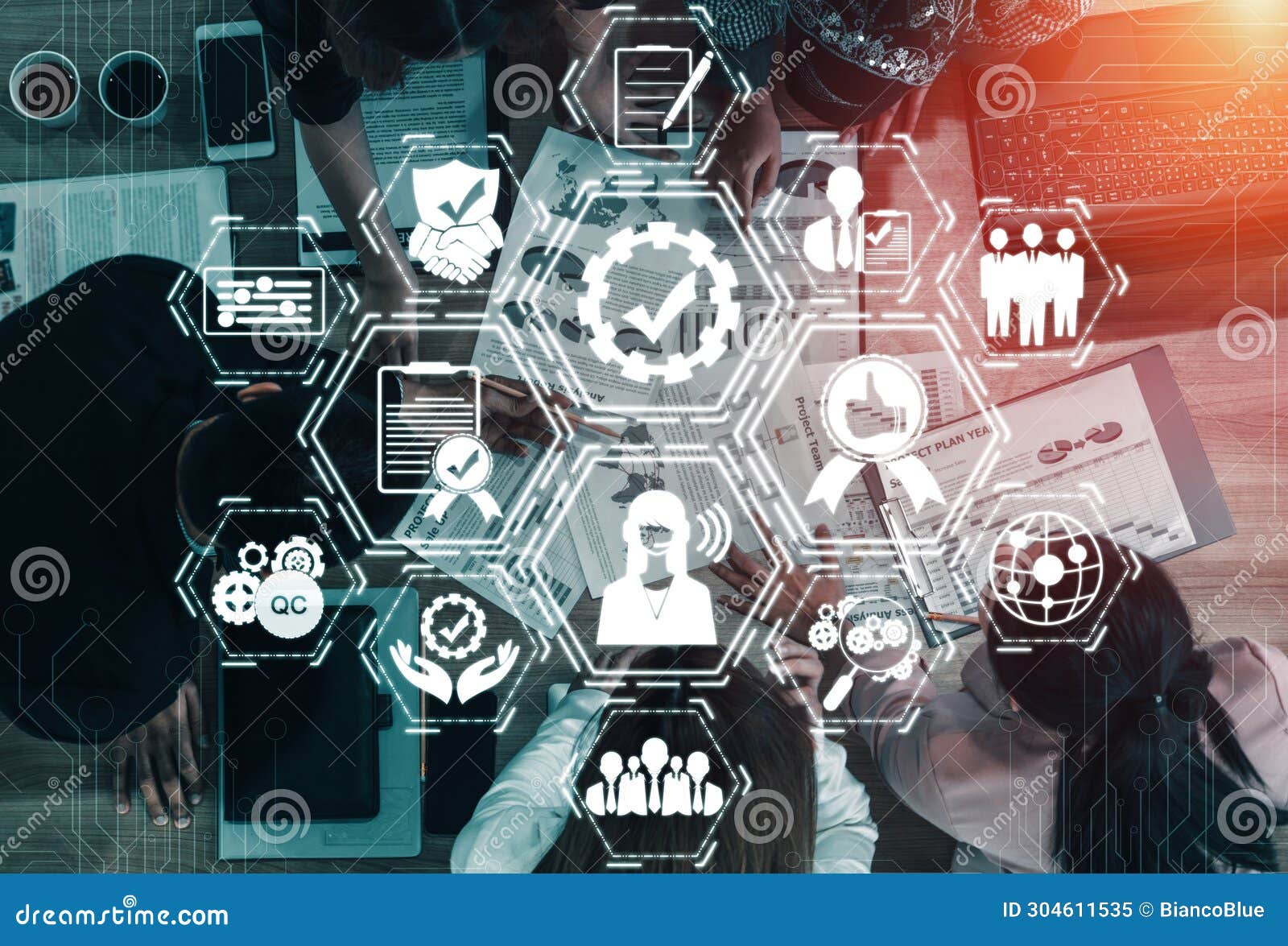 QA Quality Assurance and Quality Control Concept Uds Stock Image ...