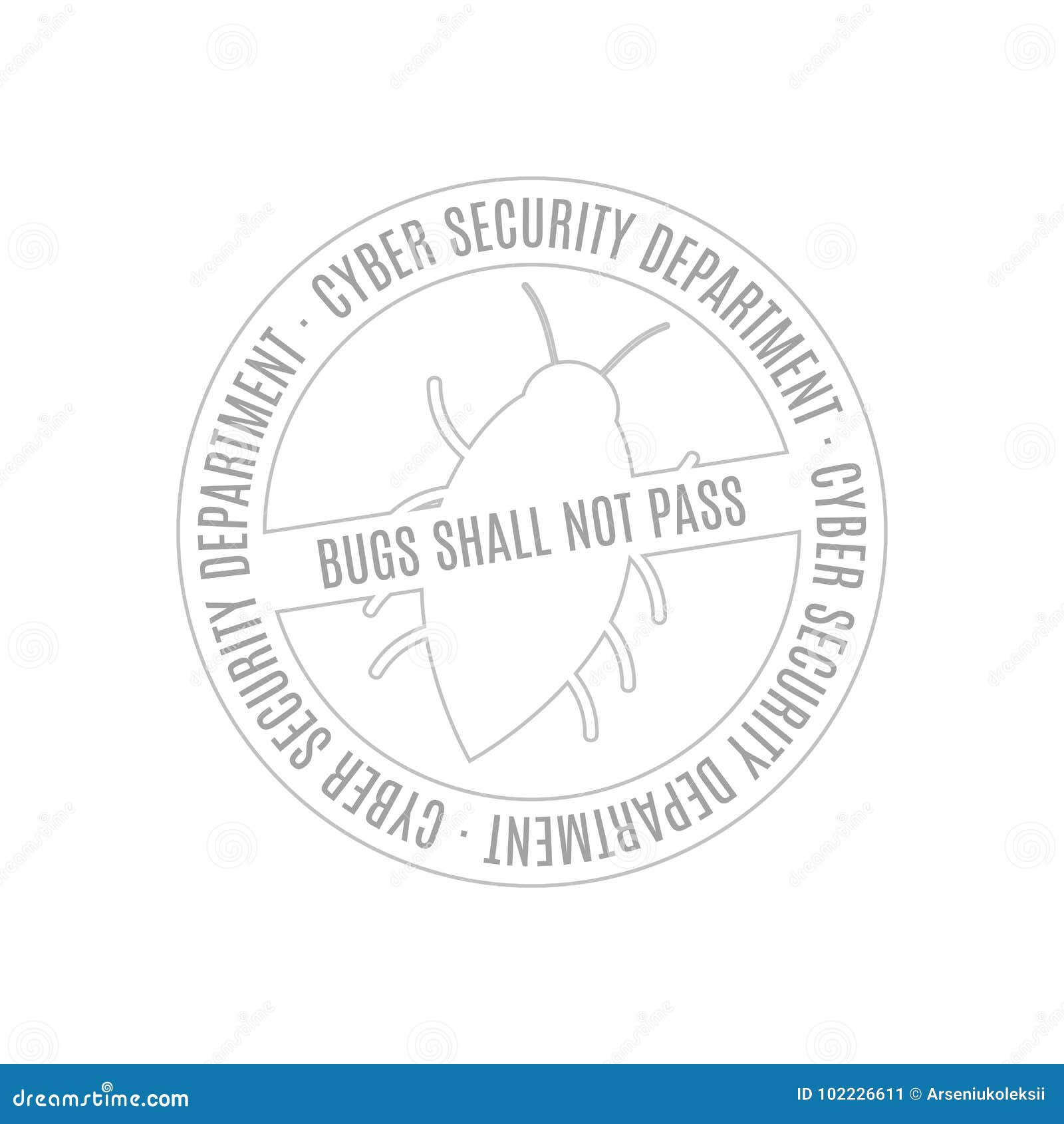 QA Testing Department Stamp Design. Stock Vector - Illustration of ...