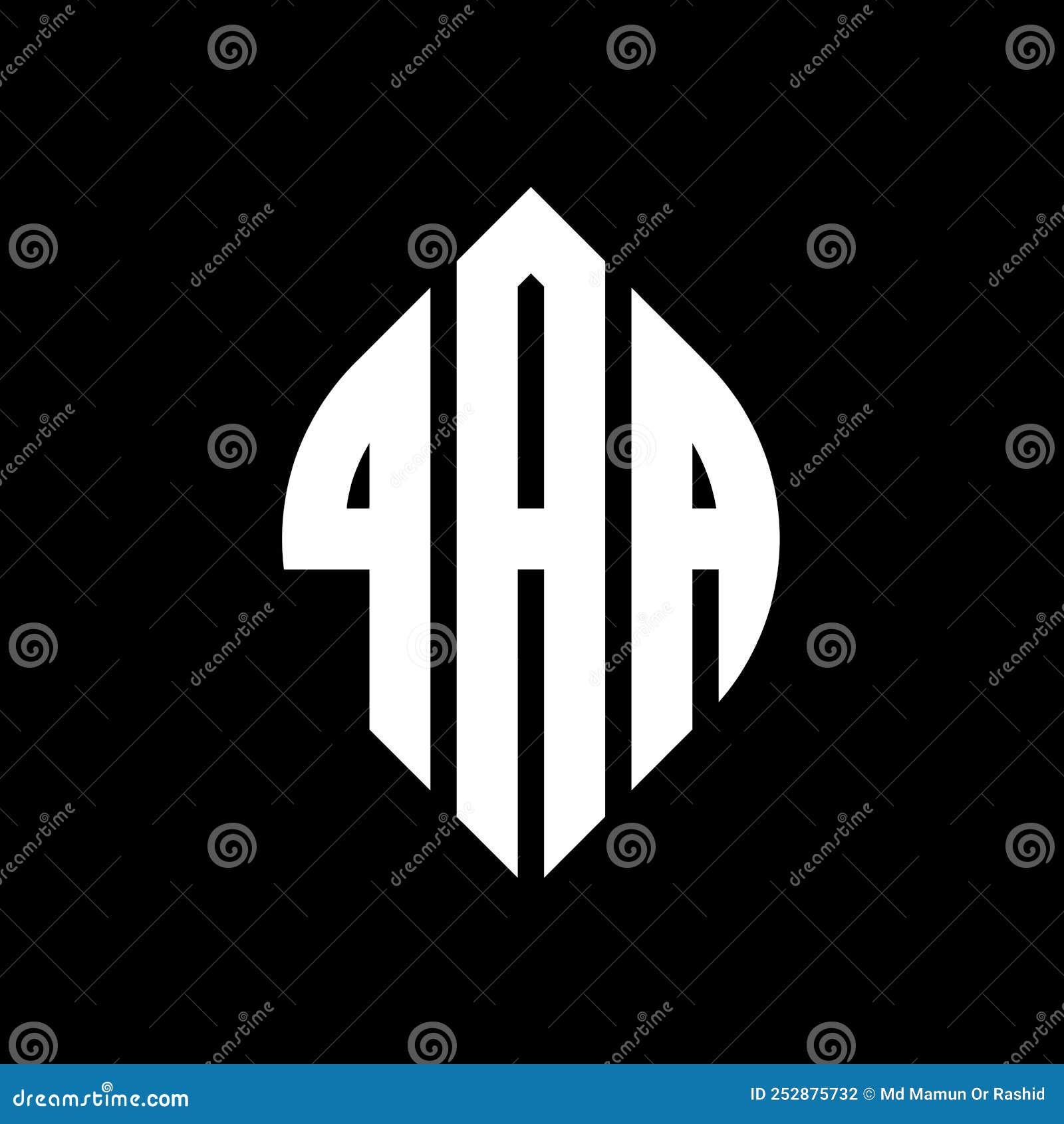 QAA Circle Letter Logo Design with Circle and Ellipse Shape. QAA ...