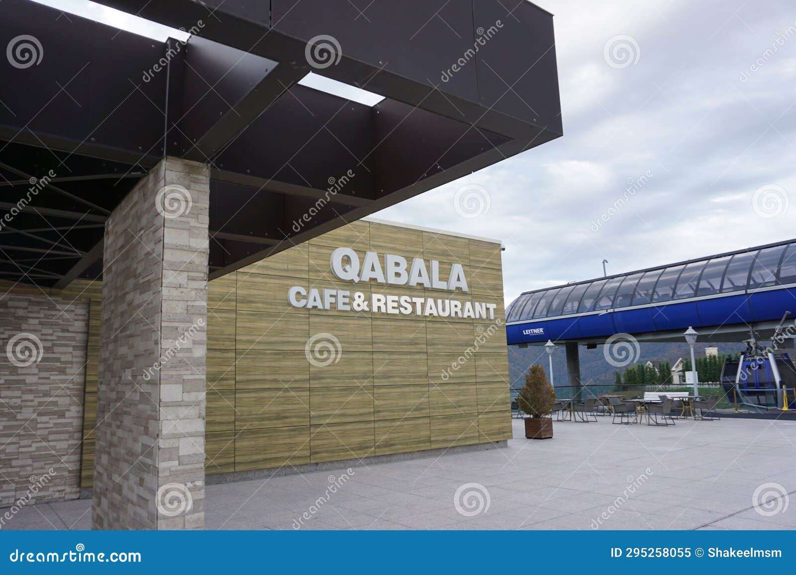 Qabala Cafe & Restaurant at Gabala ,azerbaijan Editorial Image - Image ...