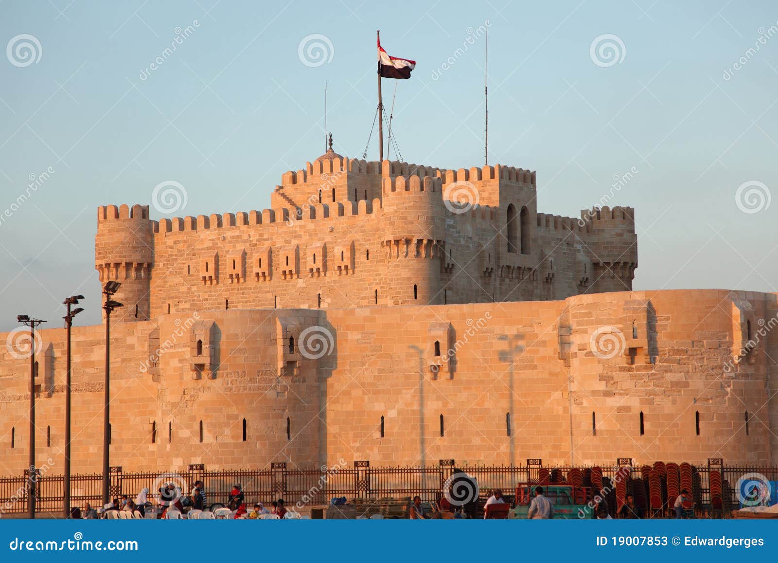 The CITADEL of QAITBEY editorial stock photo. Image of structure - 19007853