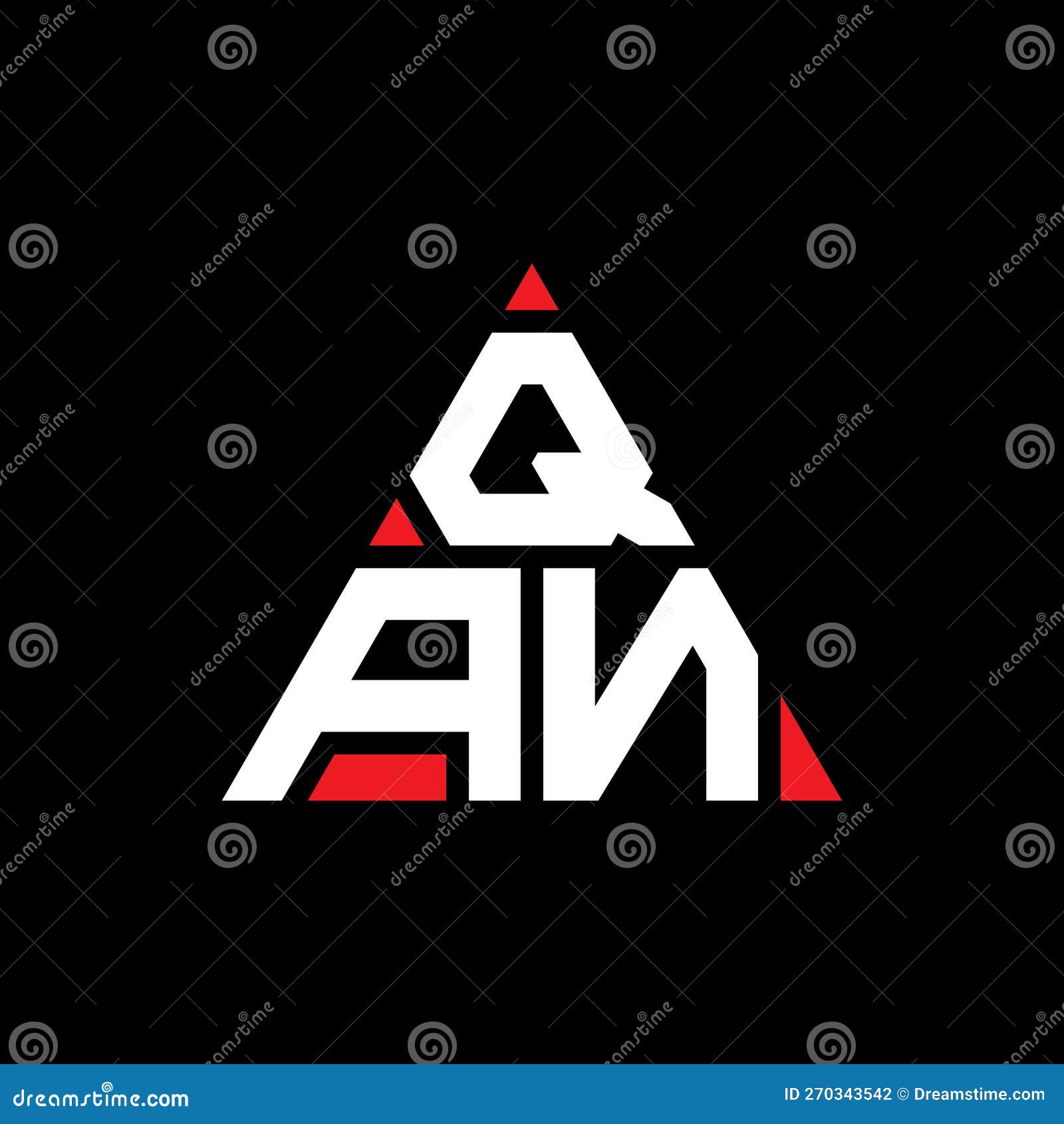 QAL Triangle Letter Logo Design with Triangle Shape. QAL Triangle Logo ...