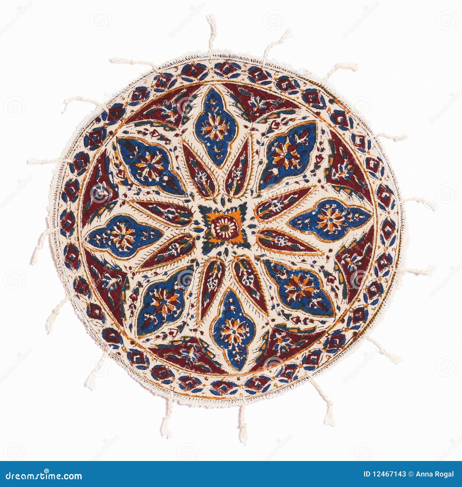 Qalamkar - Printed Calico, Persian Handicraft. Stock Image - Image of ...