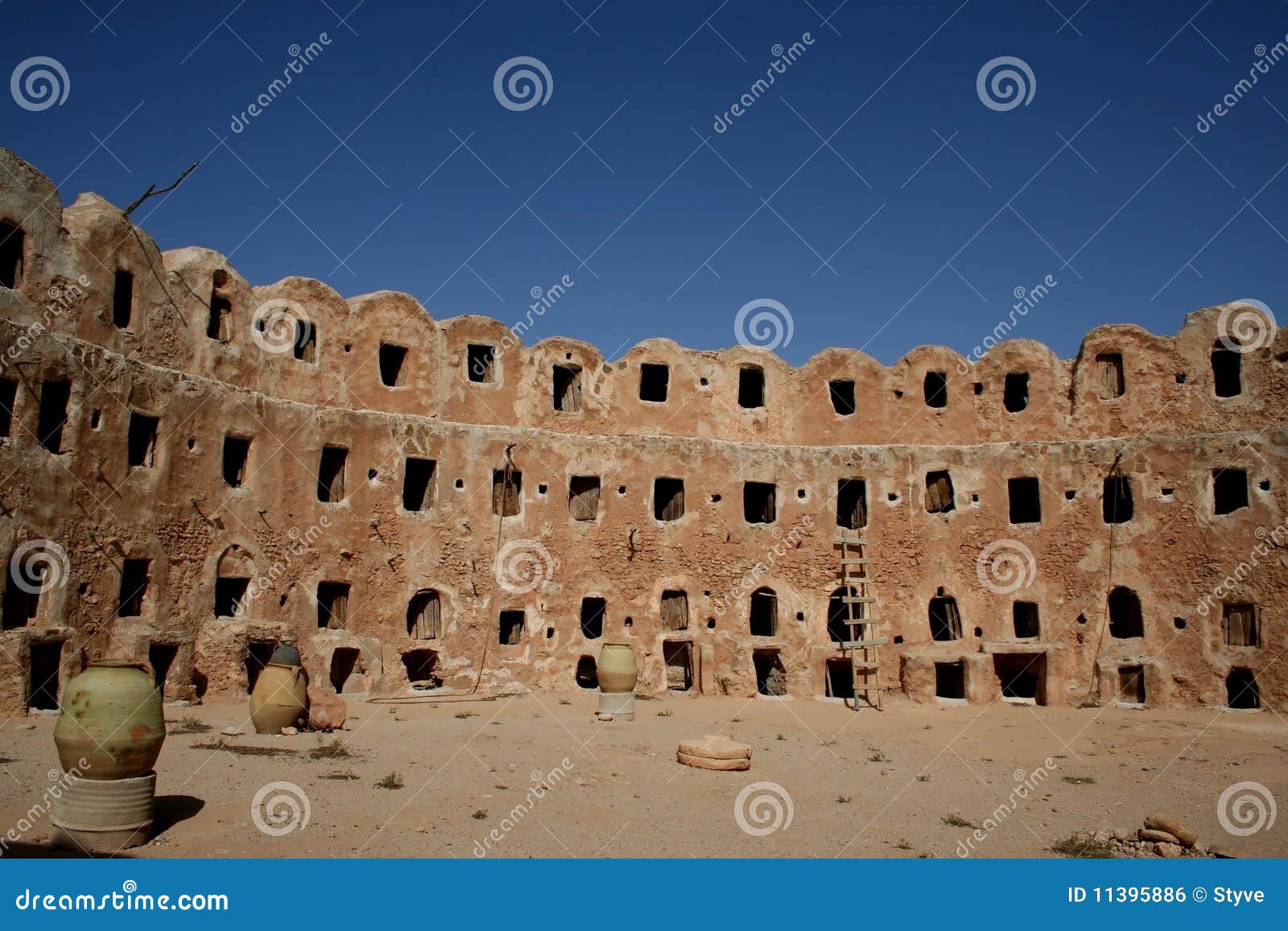 Qasr el-Hadj stock photo. Image of hadj, building, berber - 11395886