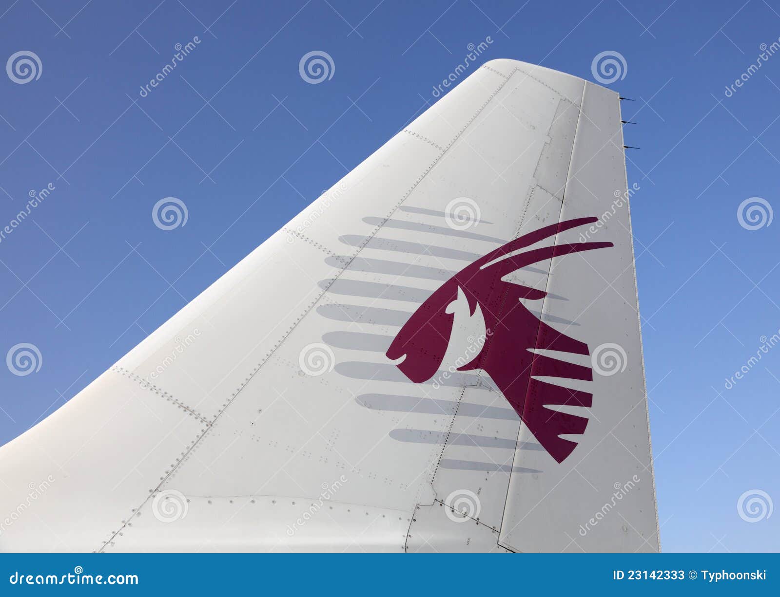 Qatar Airways Airplane, Doha Editorial Stock Photo - Image of symbol ...