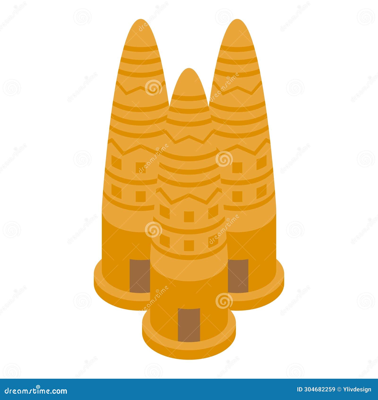 Qatar Buildings Icon Isometric Vector. State Pride Stock Illustration ...