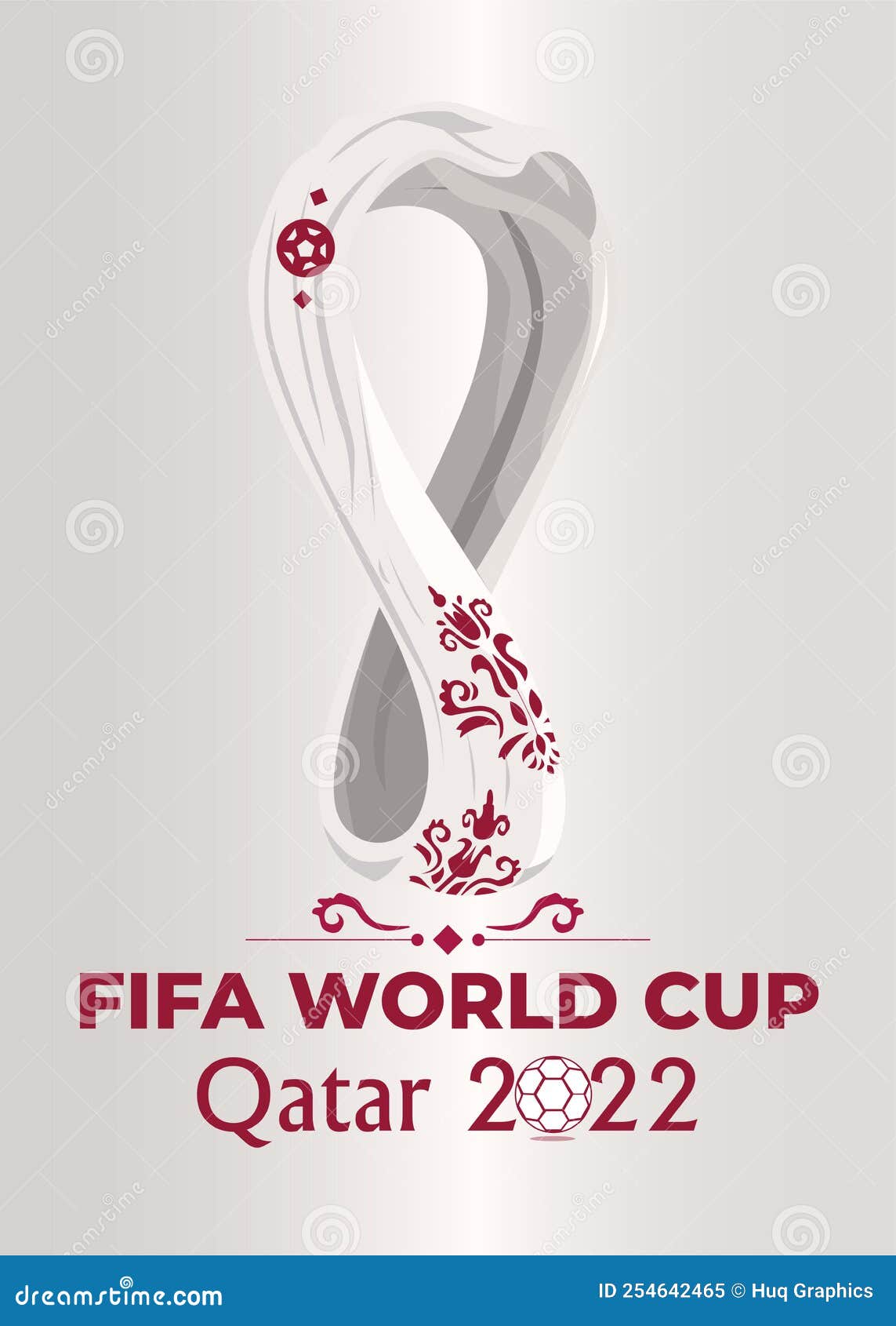 Qatar World Cup Logo 2022 editorial image. Illustration of country ...