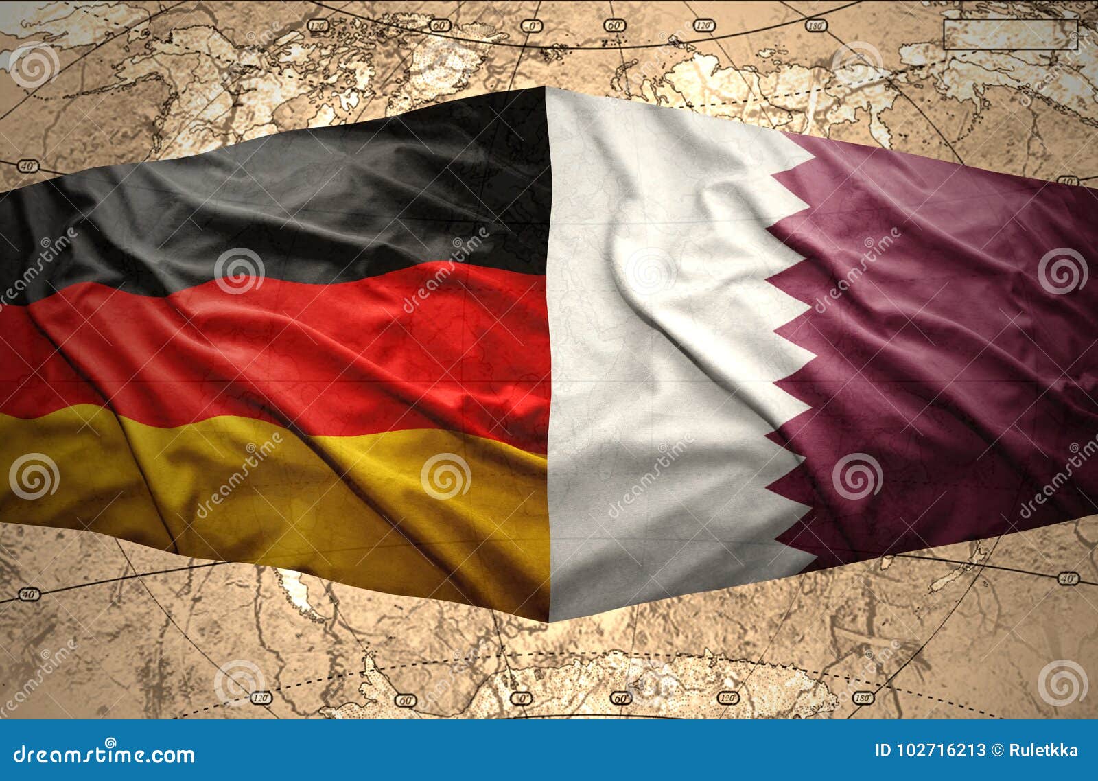 Qatar and Germany stock illustration. Illustration of contact - 102716213