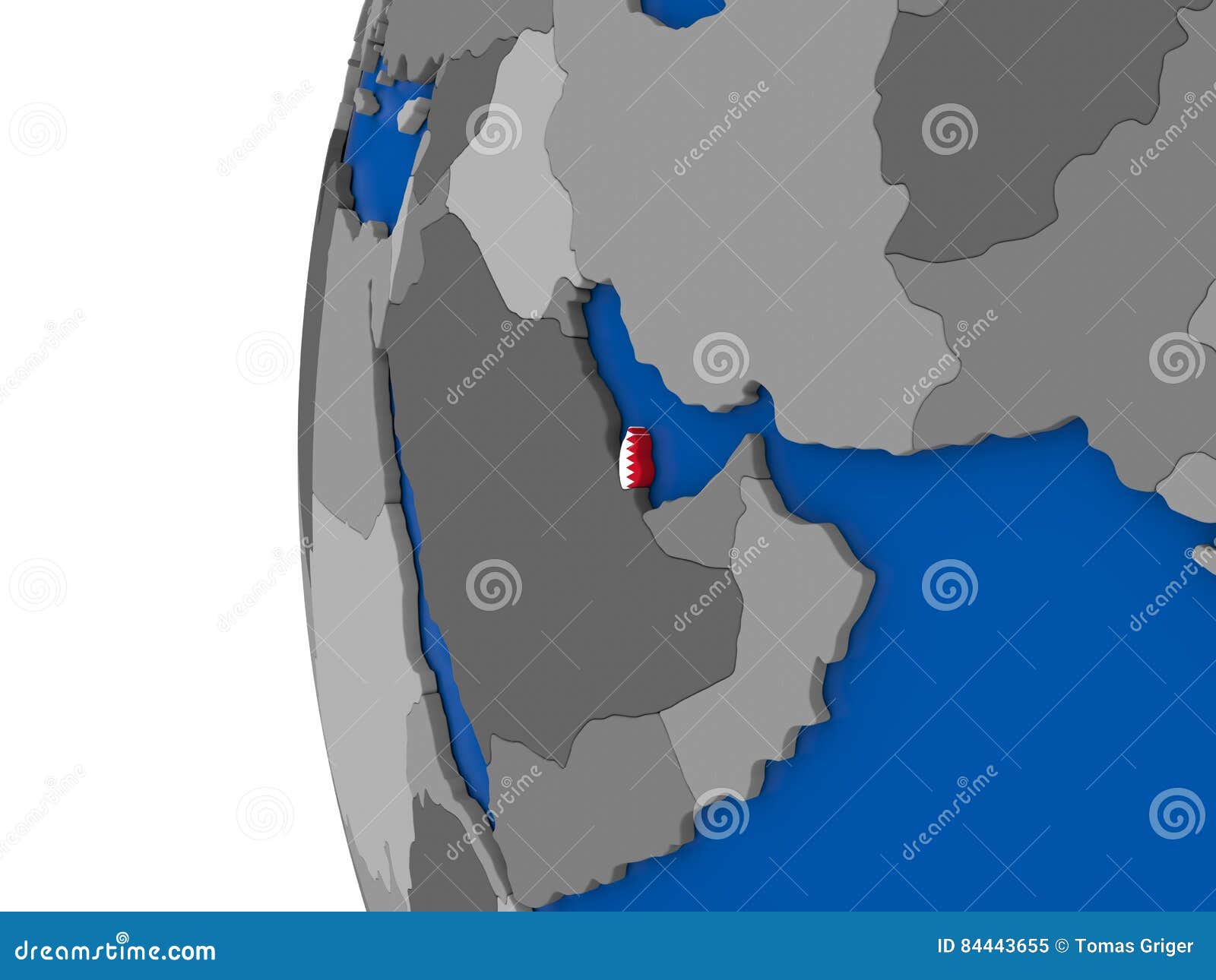 Qatar on globe stock illustration. Illustration of countries - 84443655