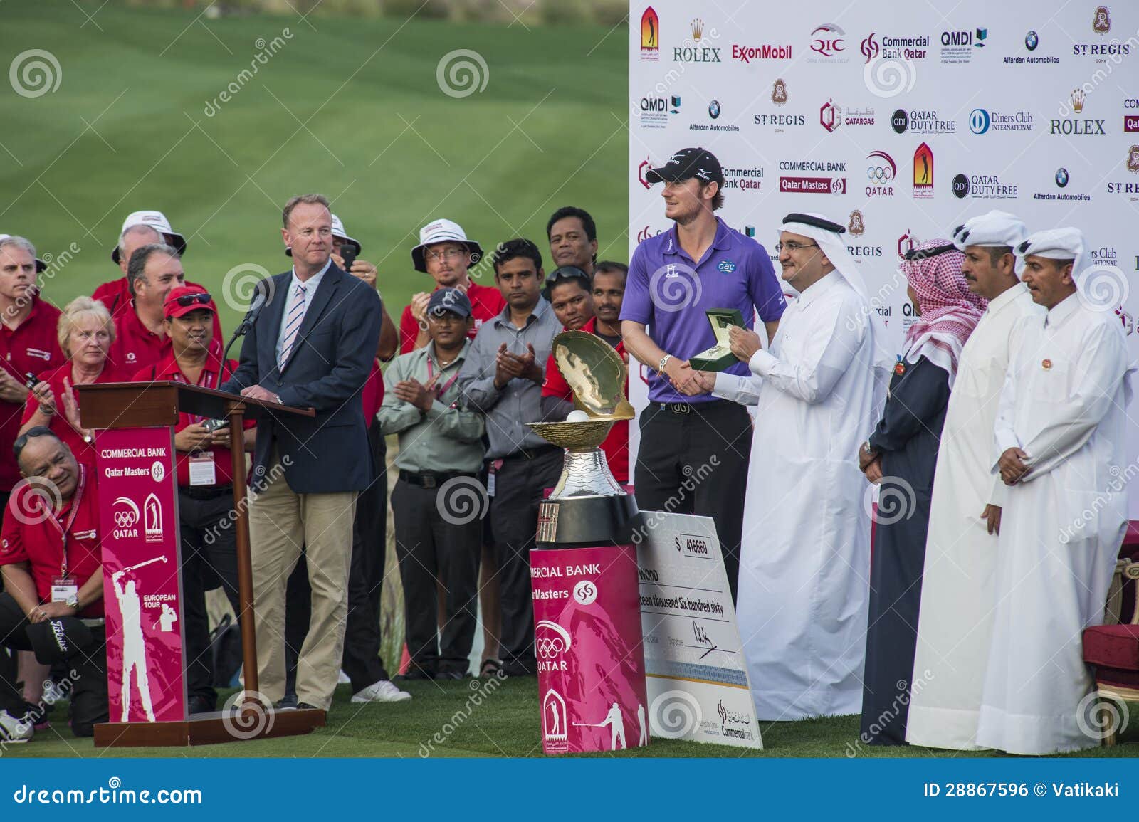 Qatar Masters 2013 editorial photo. Image of bank, class - 28867596