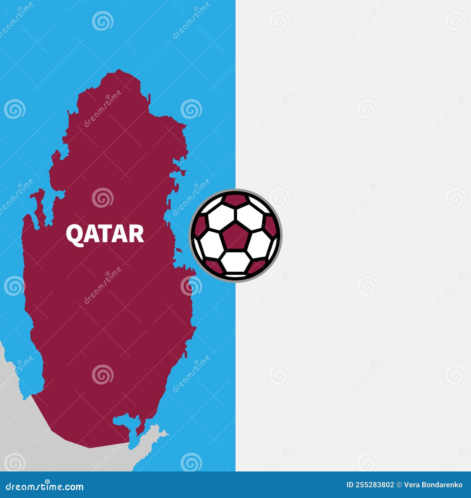Qatar Silhouette Poster with Soccer Ball Icon Stock Vector ... Qatar Silhouette Poster with Soccer Ball Icon Stock Vector ...