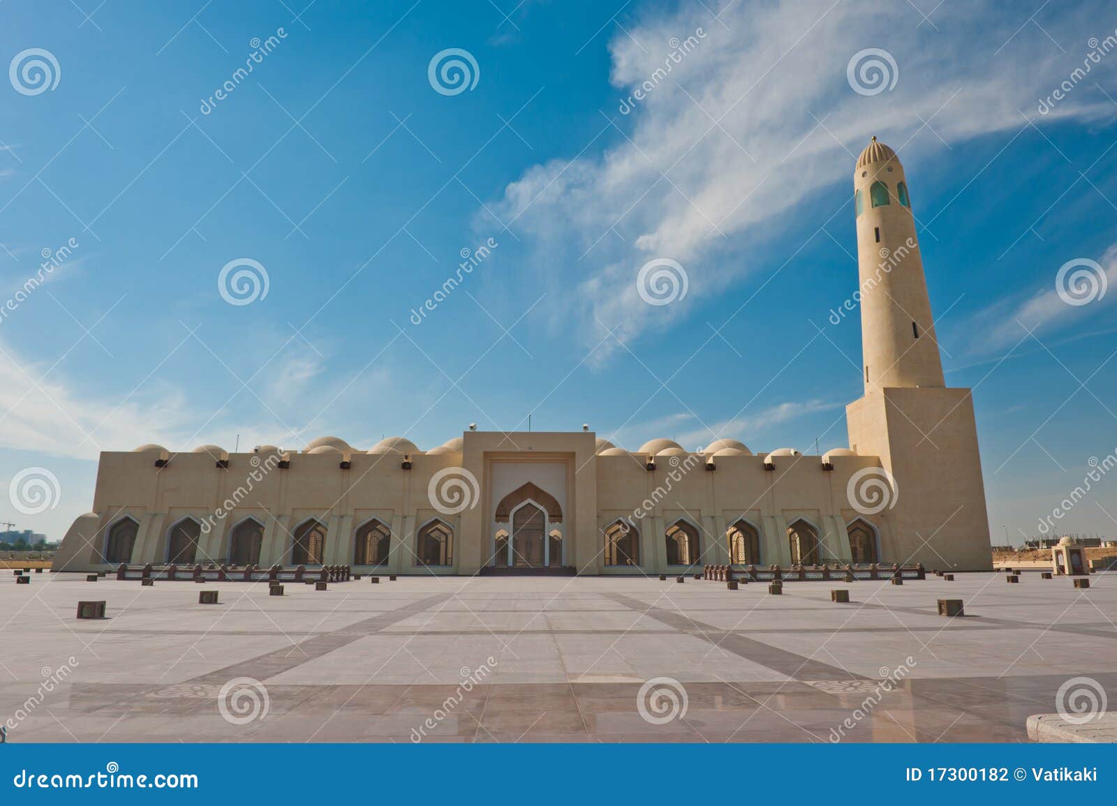Qatar state mosque stock photo. Image of hall, qatar - 17300182