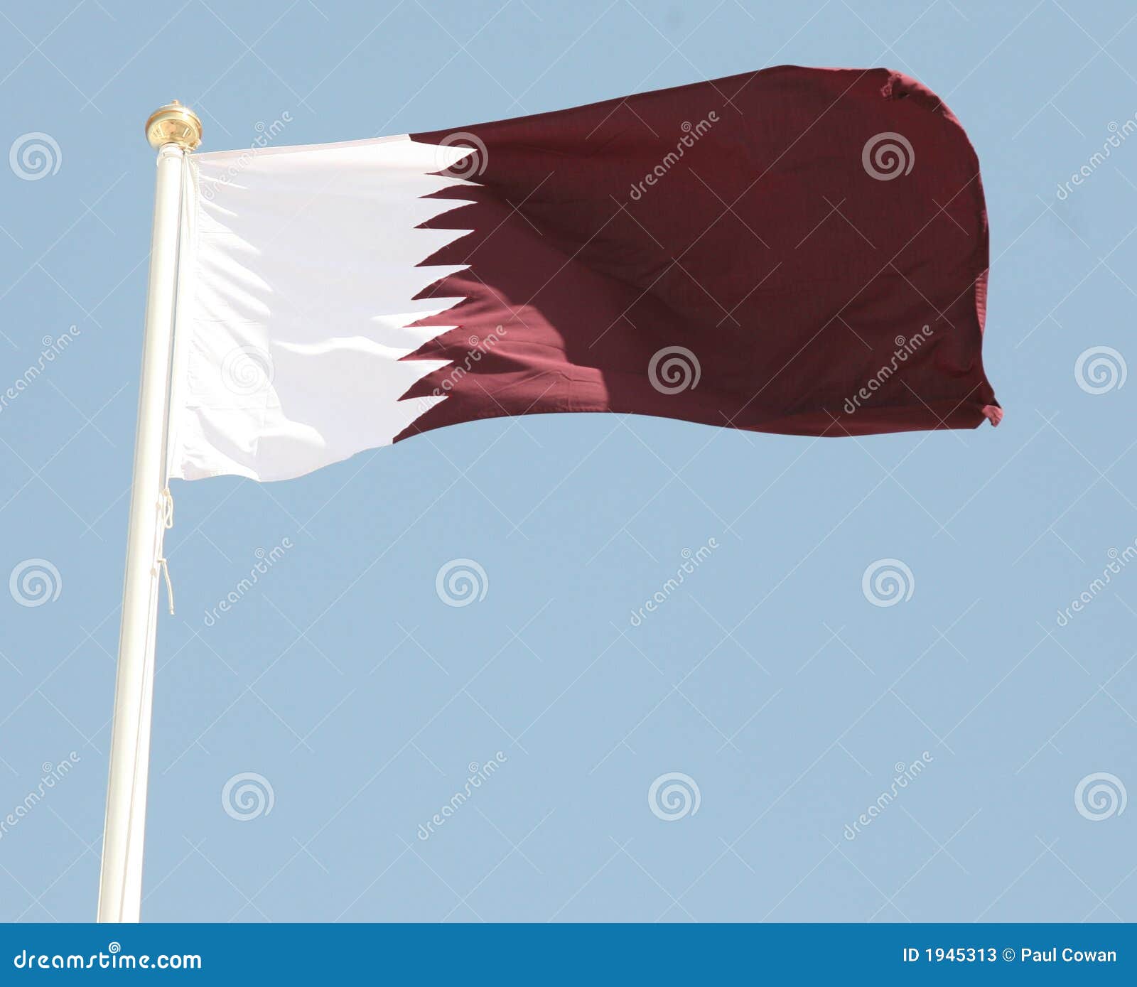 Qatari flag stock image. Image of arabia, persian, maroon - 1945313
