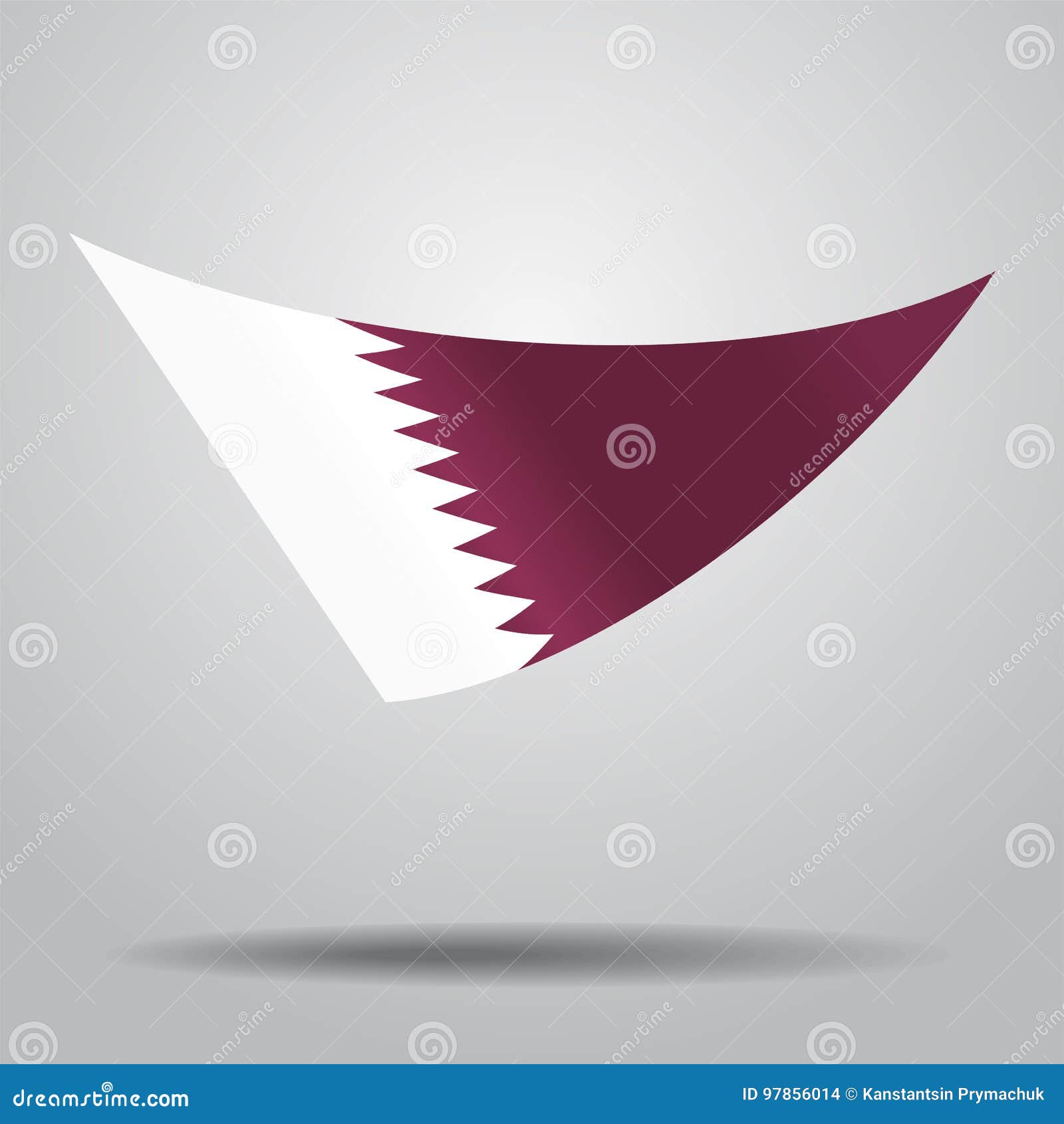 Qatari Flag Background. Vector Illustration. Stock Vector ...