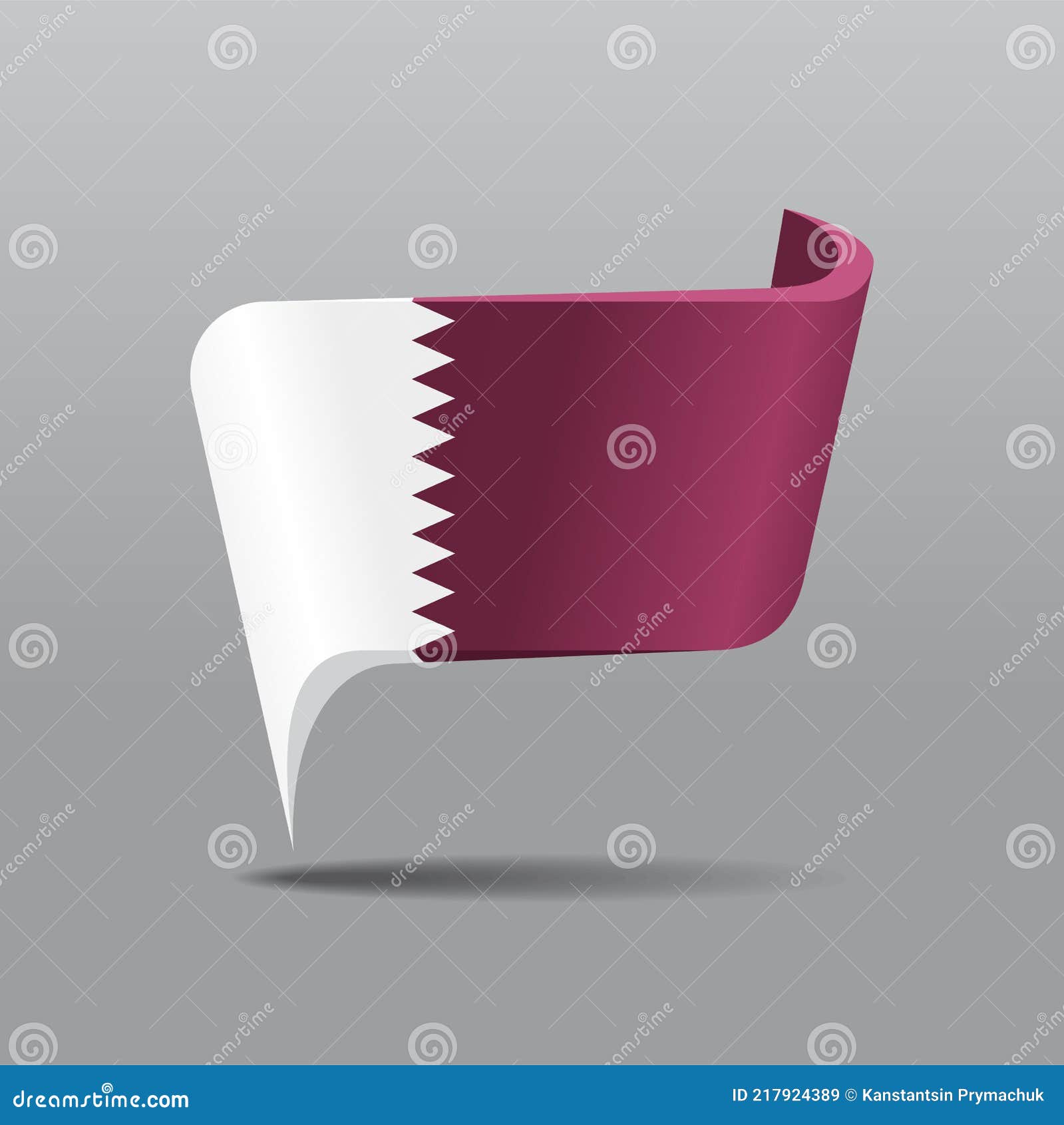 Qatari Flag Map Pointer Layout. Vector Illustration. Stock Vector - Illustration of position ...