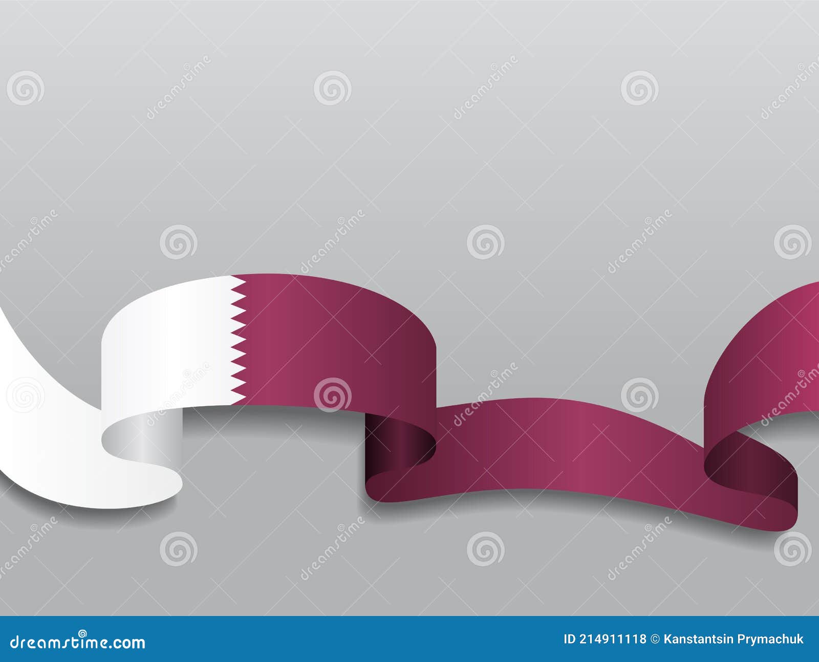Qatari Flag Wavy Abstract Background. Vector Illustration. Stock Vector ...