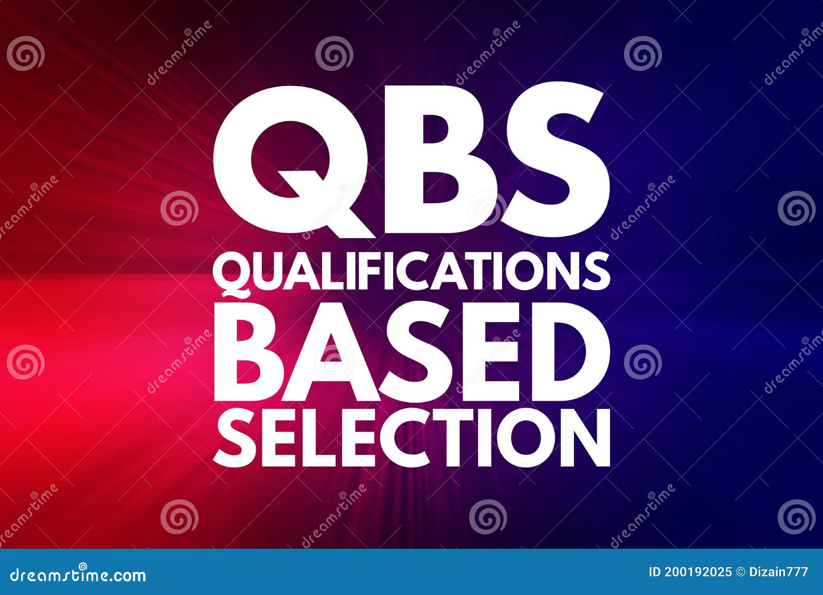 QBS - Qualifications Based Selection Is A Procurement Process For The ...
