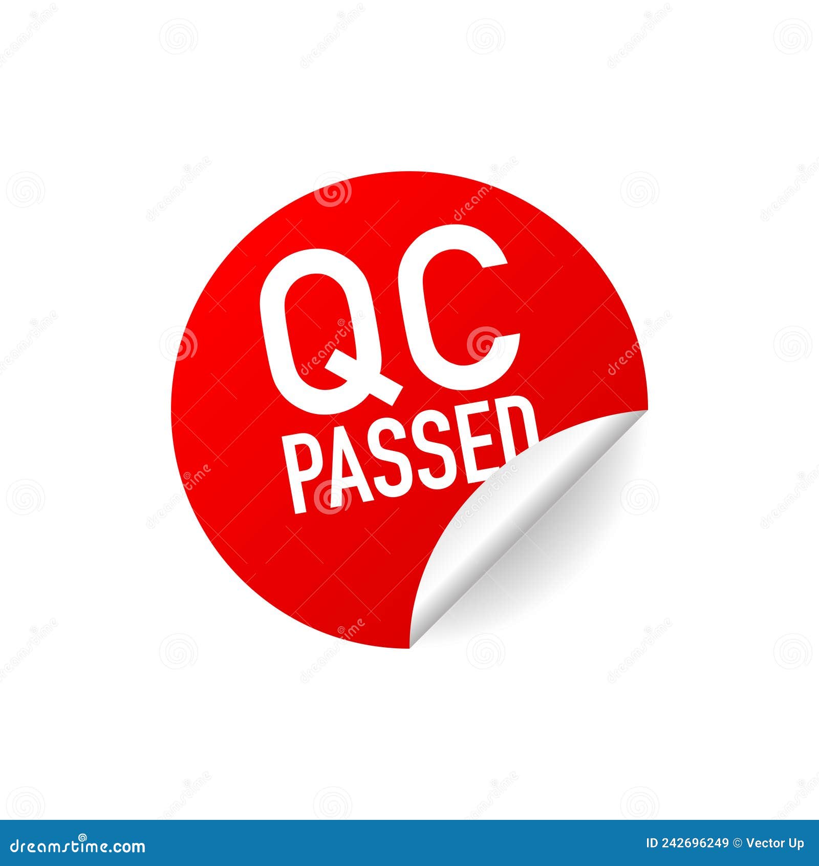 Qc Passed, Great Design for Any Purposes. Qc Passed. Vector ...