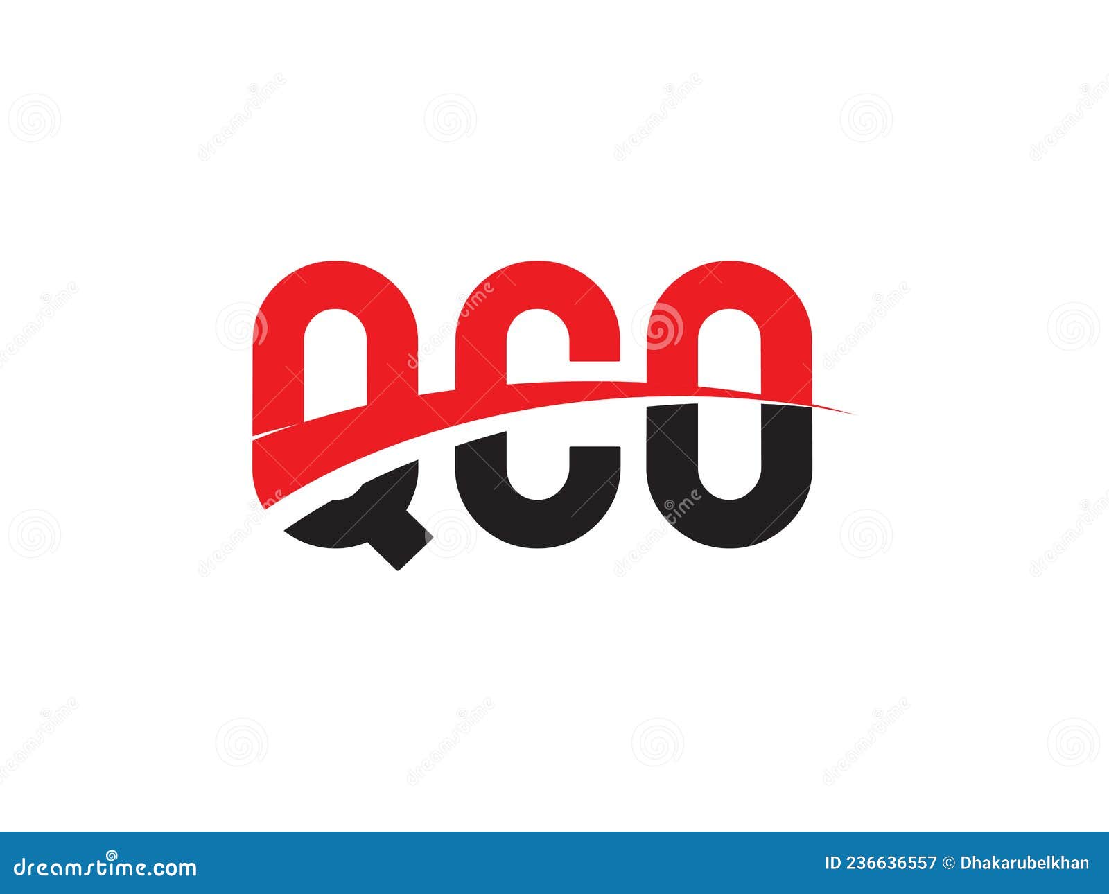 QCO Letter Initial Logo Design Vector Illustration Stock Vector ...