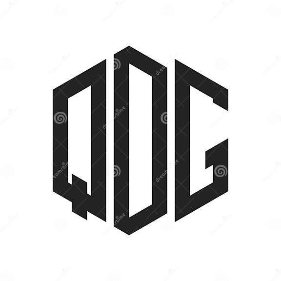 QDG Logo Design. Initial Letter QDG Monogram Logo Using Hexagon Shape ...