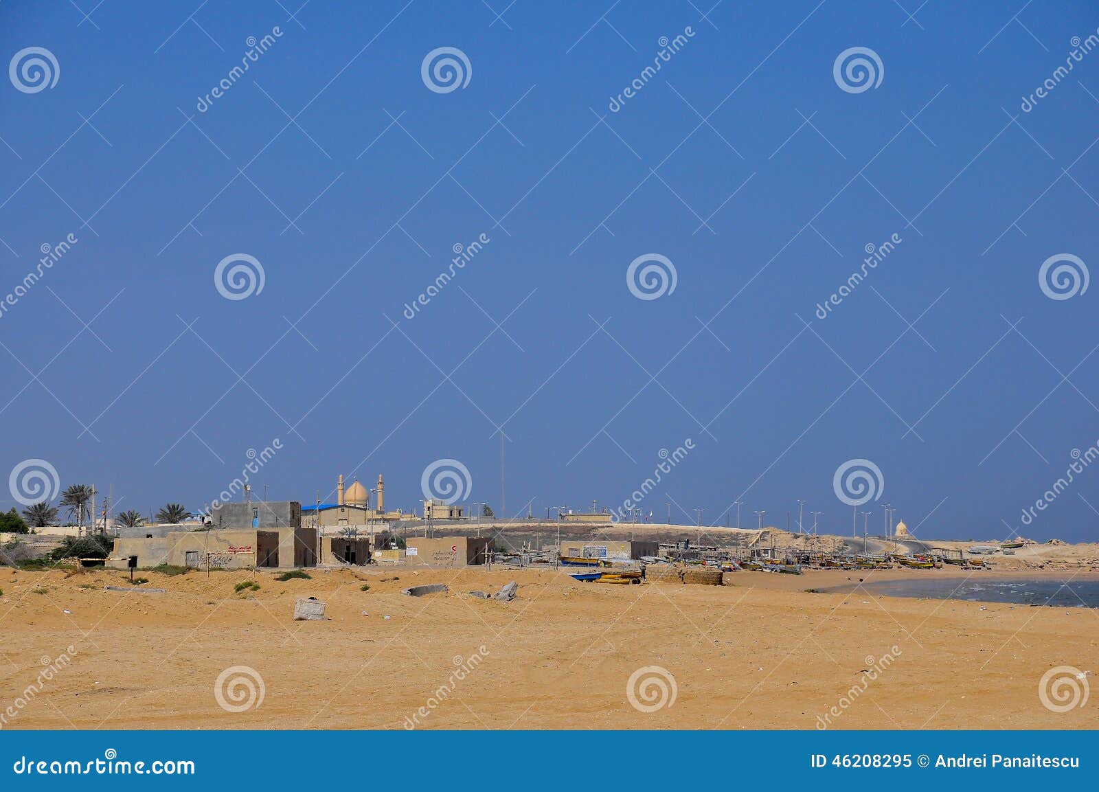 QESHM-EILANDstrand IRAN stock afbeelding. Image of noodzaak - 46208295