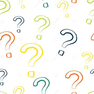 Qestion Mark Seamless stock vector. Illustration of math - 87477481