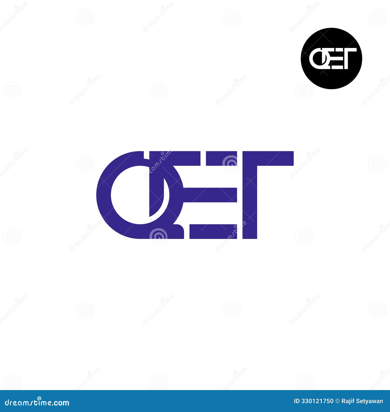 QET Logo Letter Monogram Design Stock Vector - Illustration of initial ...