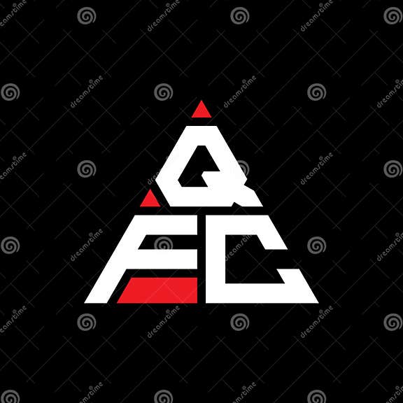 QFC Triangle Letter Logo Design with Triangle Shape. QFC Triangle Logo ...