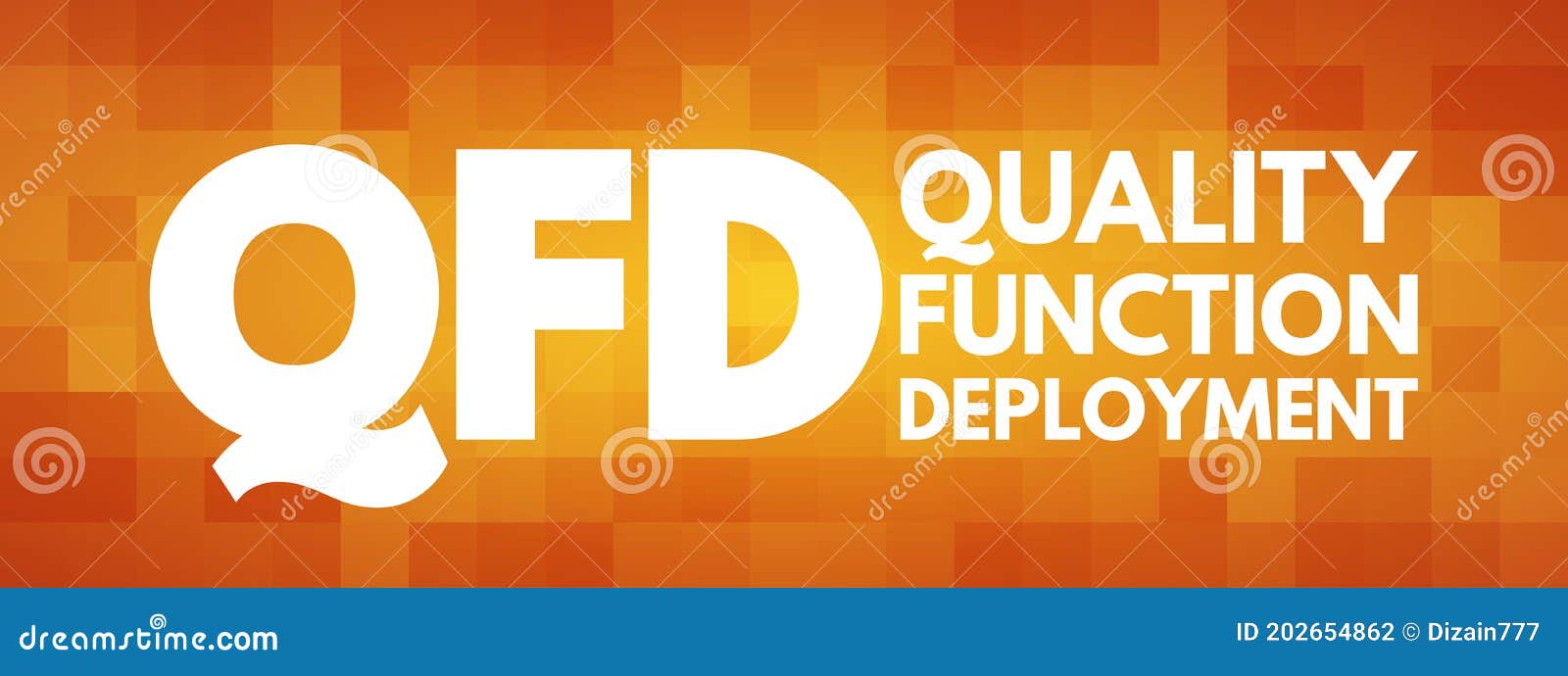 QFD - Quality Function Deployment Acronym Stock Illustration ...