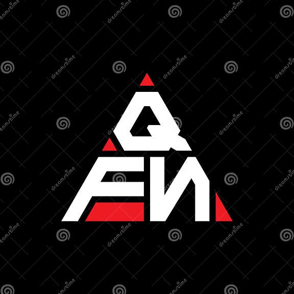 QFN Triangle Letter Logo Design with Triangle Shape. QFN Triangle Logo ...