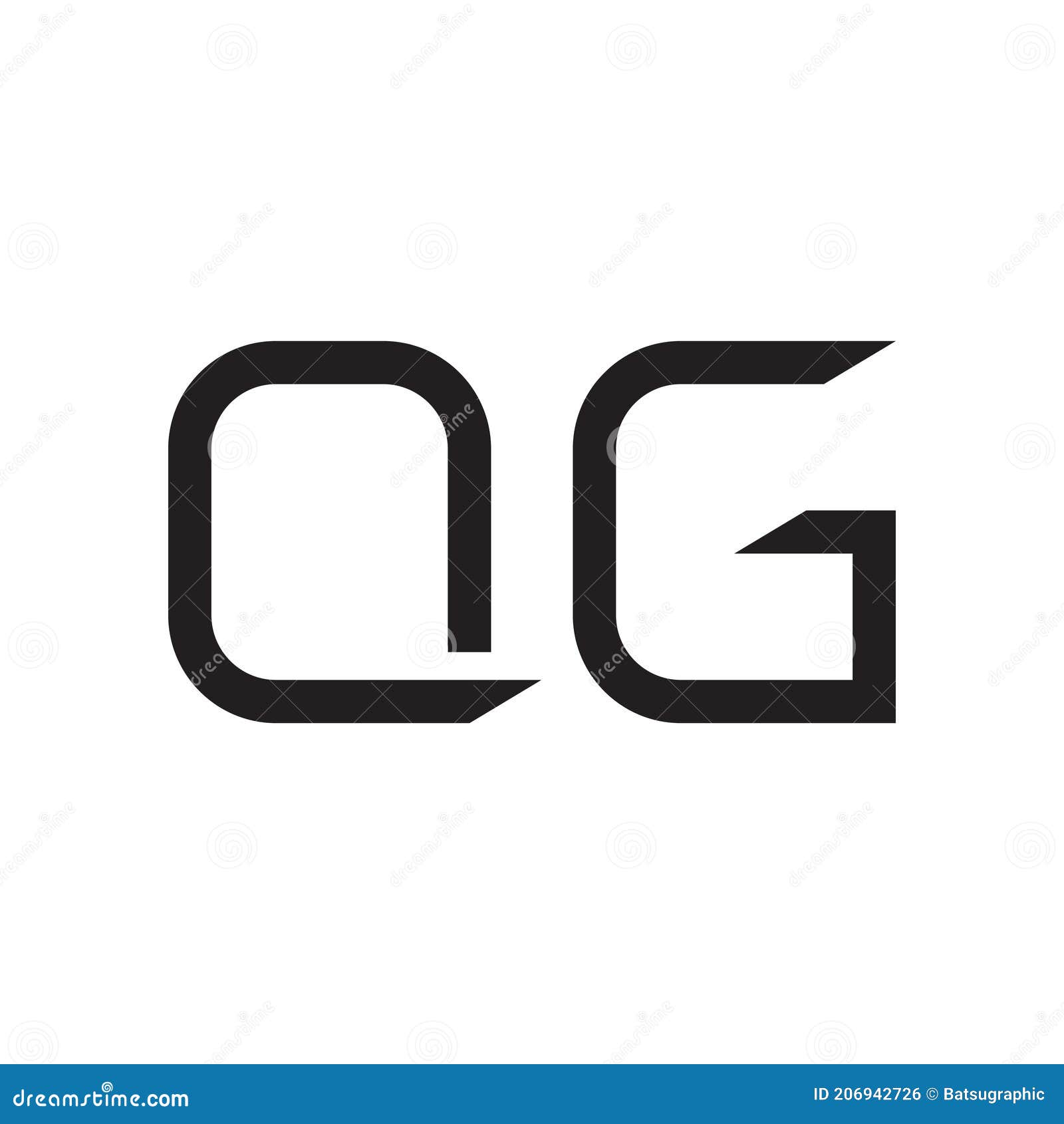 Qg Initial Letter Vector Logo Icon Stock Vector - Illustration of ...