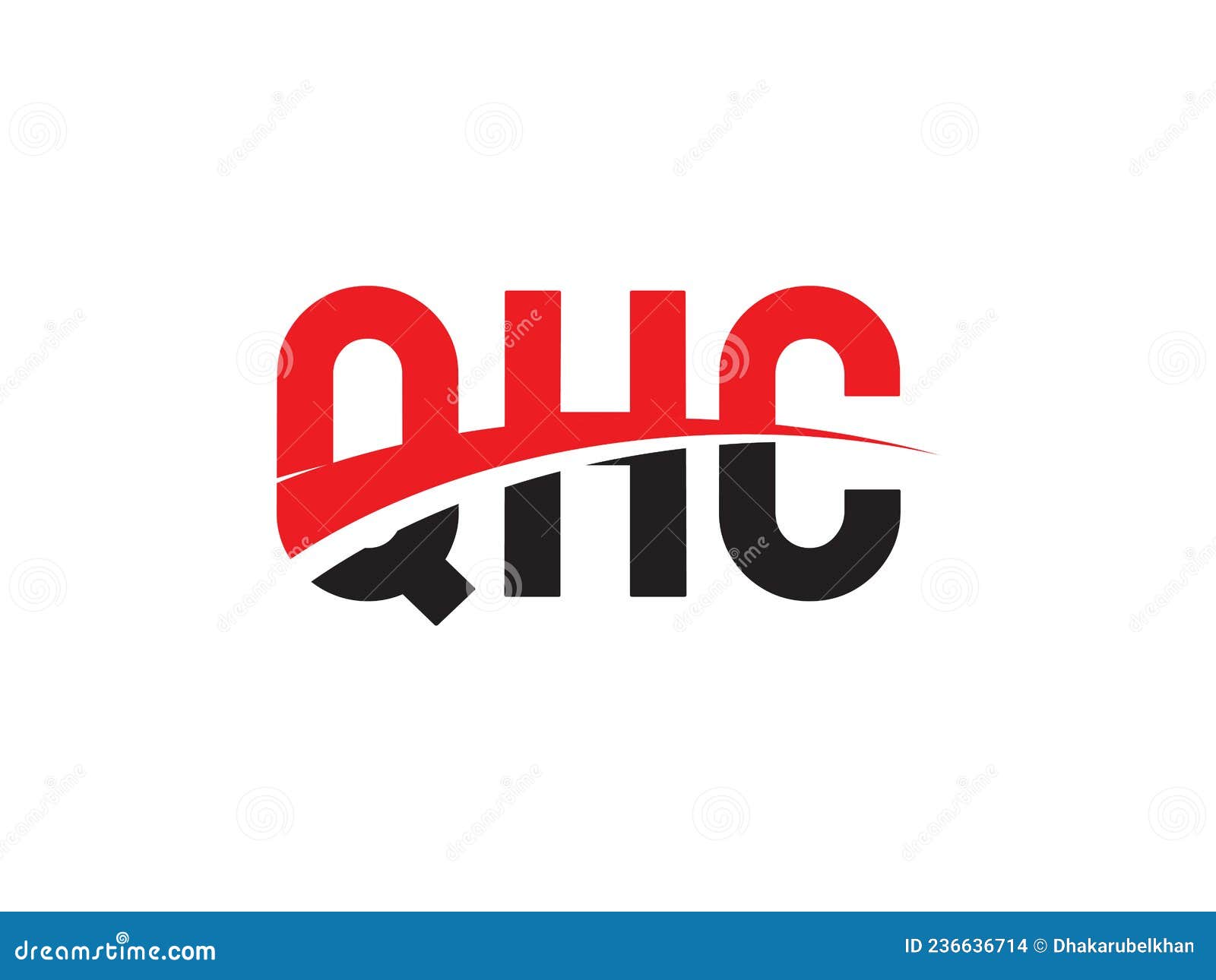 QHC Letter Initial Logo Design Vector Illustration Stock Vector ...